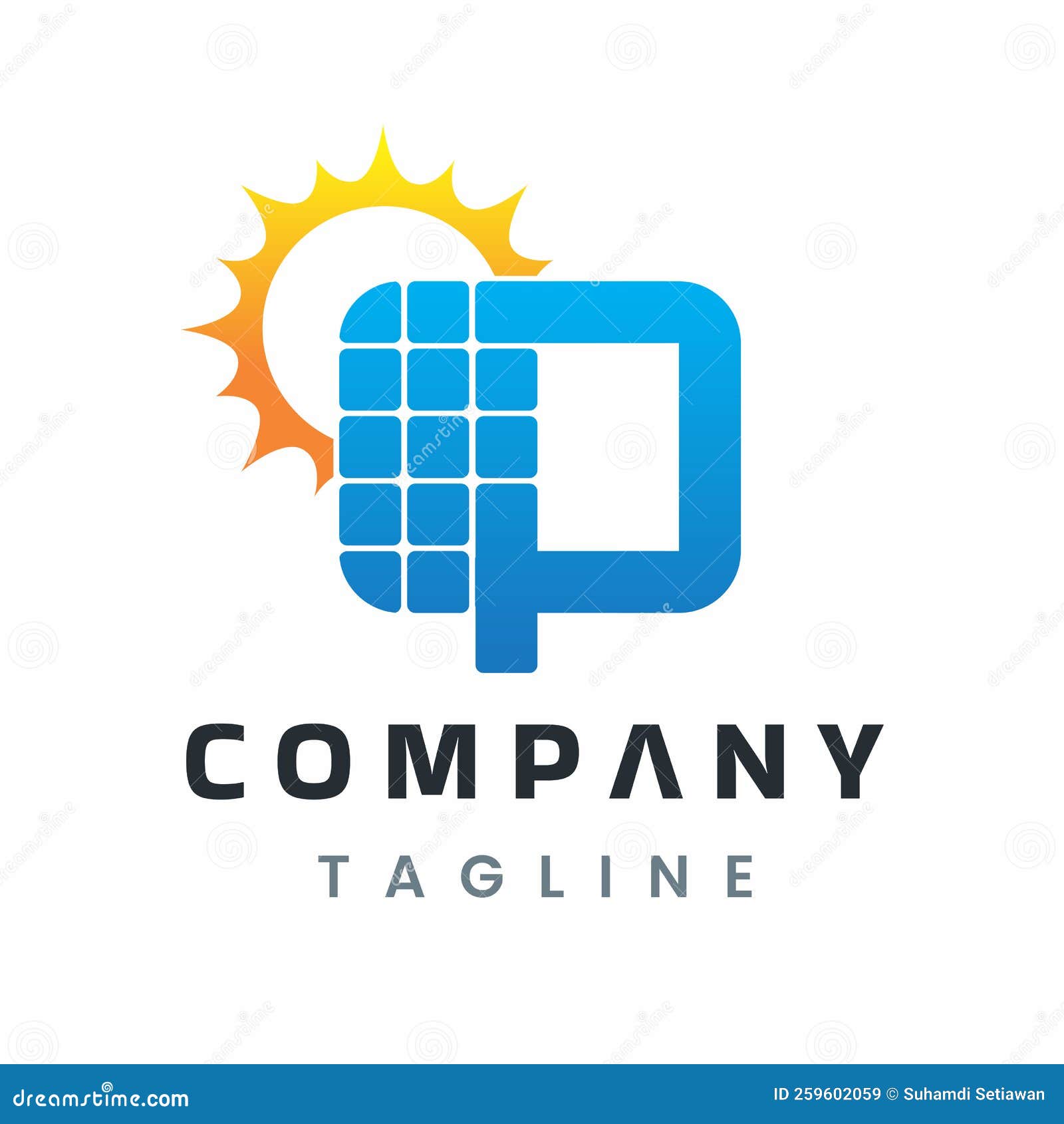 Letter Q Solar Energy Logo, Solar Power Panel Design Stock Vector ...