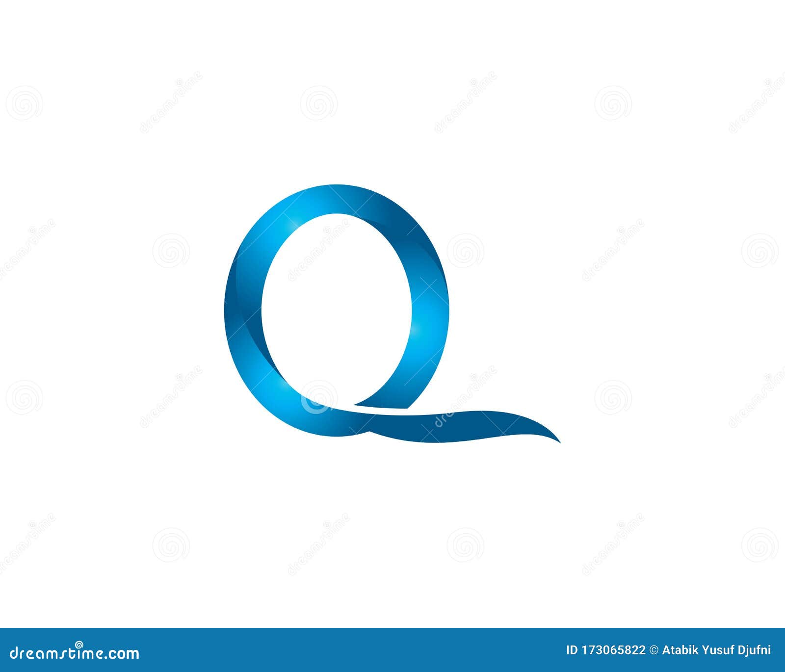 Letter Q Symbol Illustration Stock Vector - Illustration of connect ...