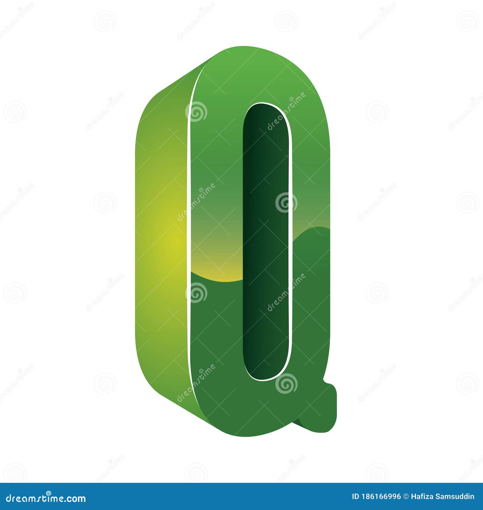 Letter Q. Vector Illustration Decorative Design Stock Vector ...