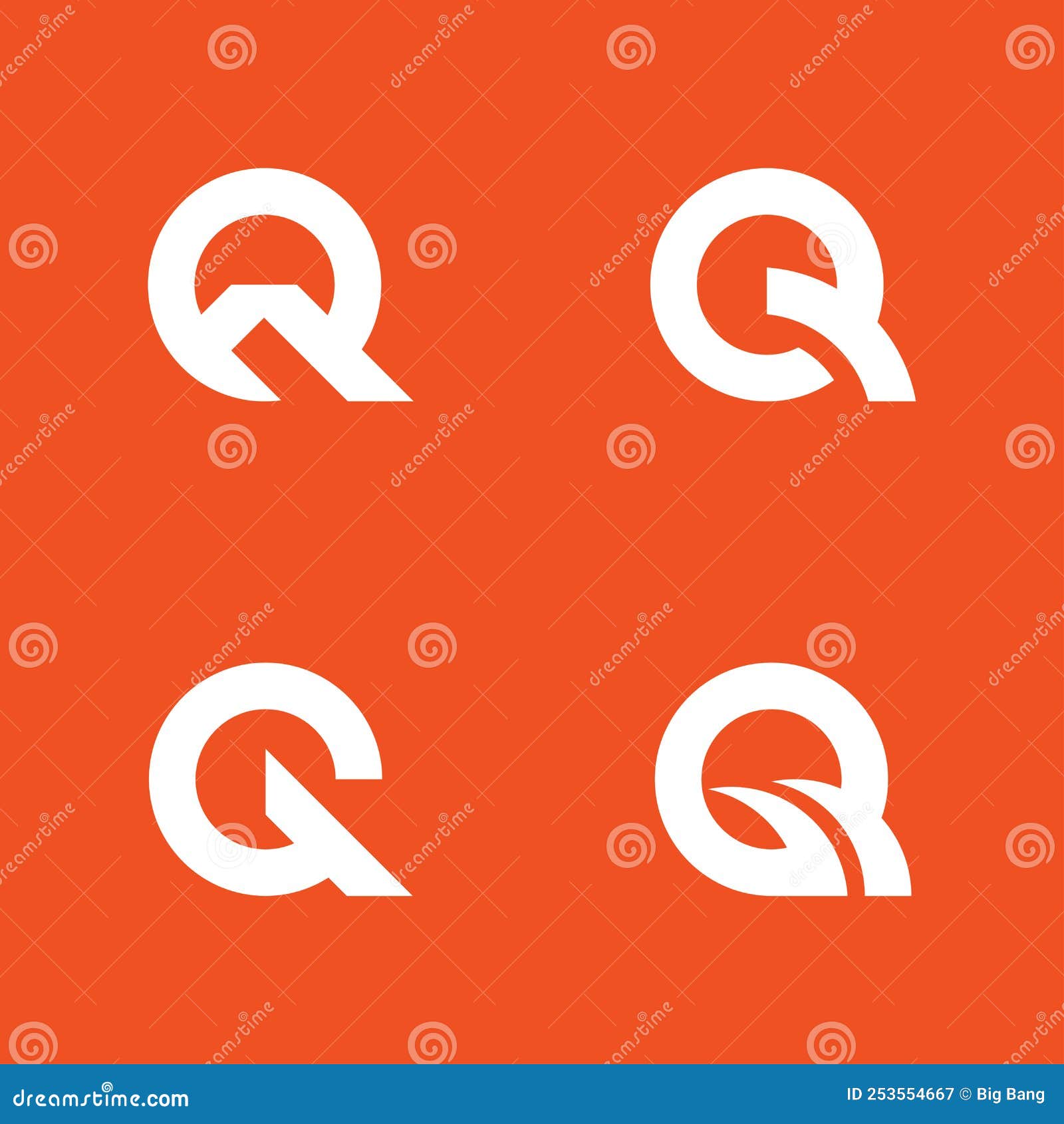 Letter Q Vector Logo Template Illustration Design Stock Vector ...