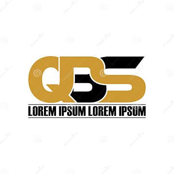 Letter QBS Simple Monogram Logo Icon Design. Stock Vector ...