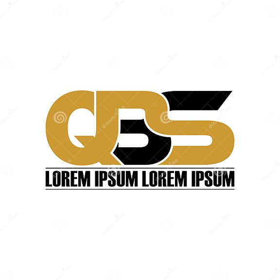 Letter QBS Simple Monogram Logo Icon Design. Stock Vector ...