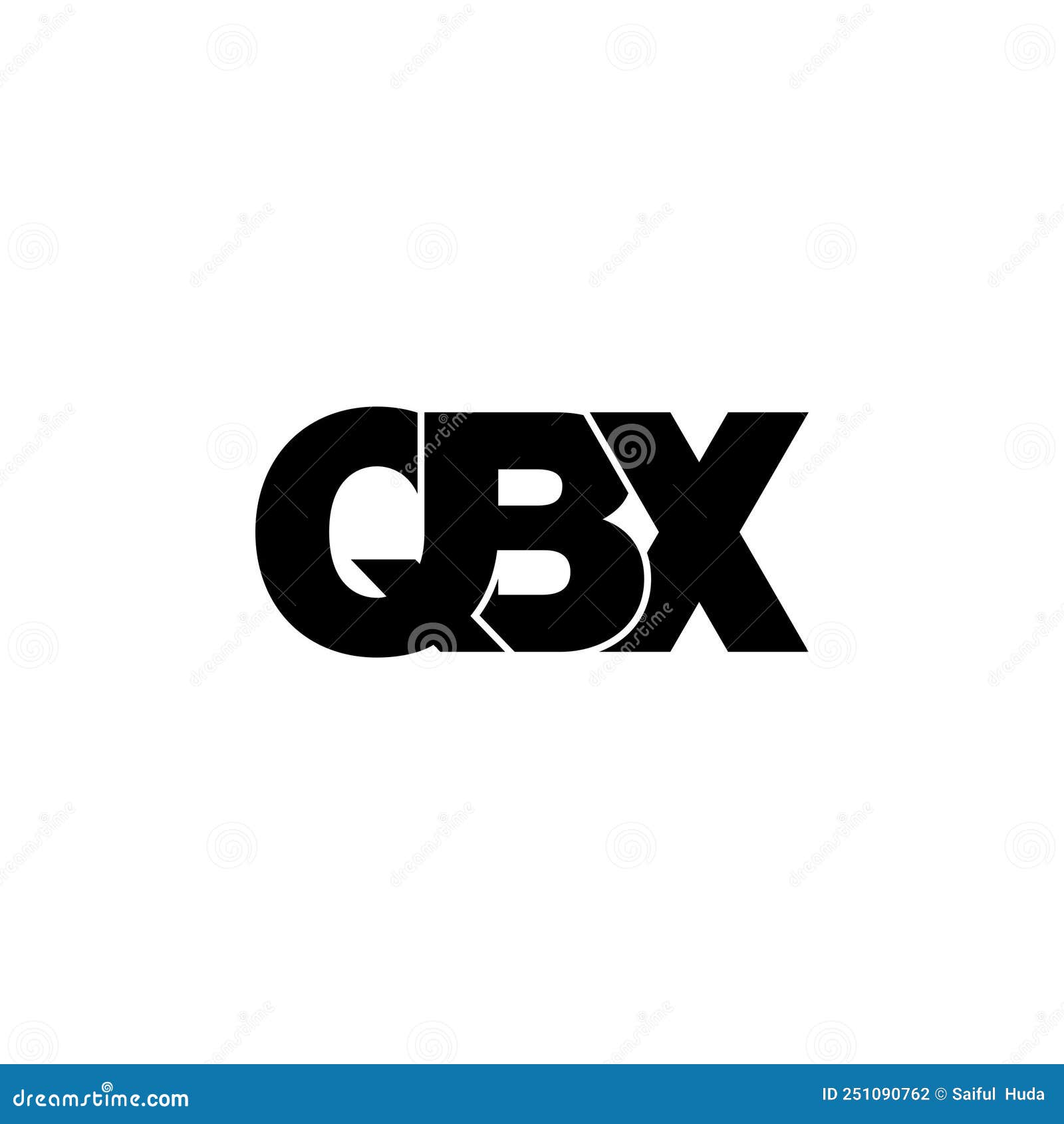 Letter QBX Simple Monogram Logo Icon Design. Stock Vector ...
