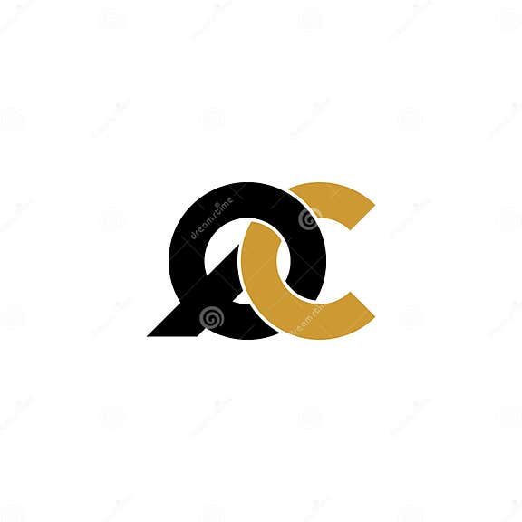 Letter QC Simple Monogram Logo Icon Design. Stock Vector - Illustration ...