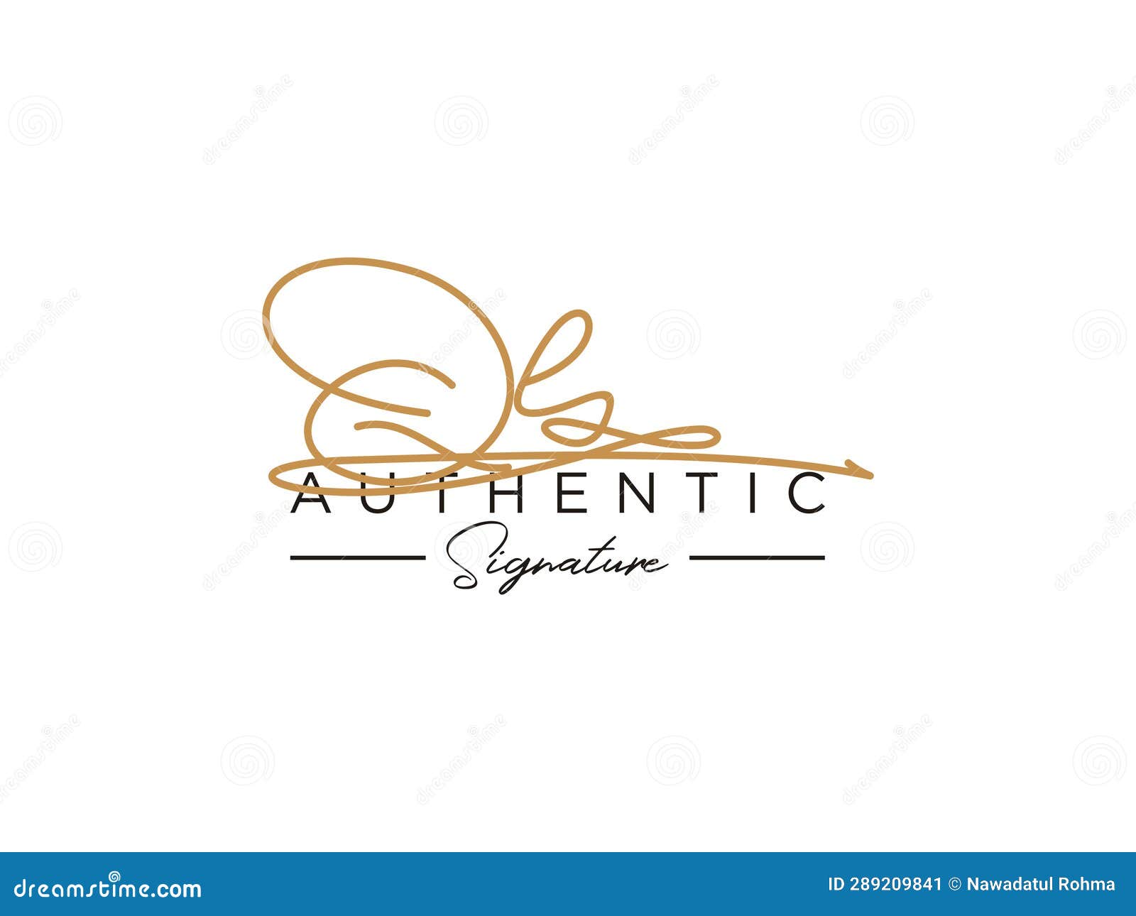 Letter QE Signature Logo Template Vector Stock Vector - Illustration of ...