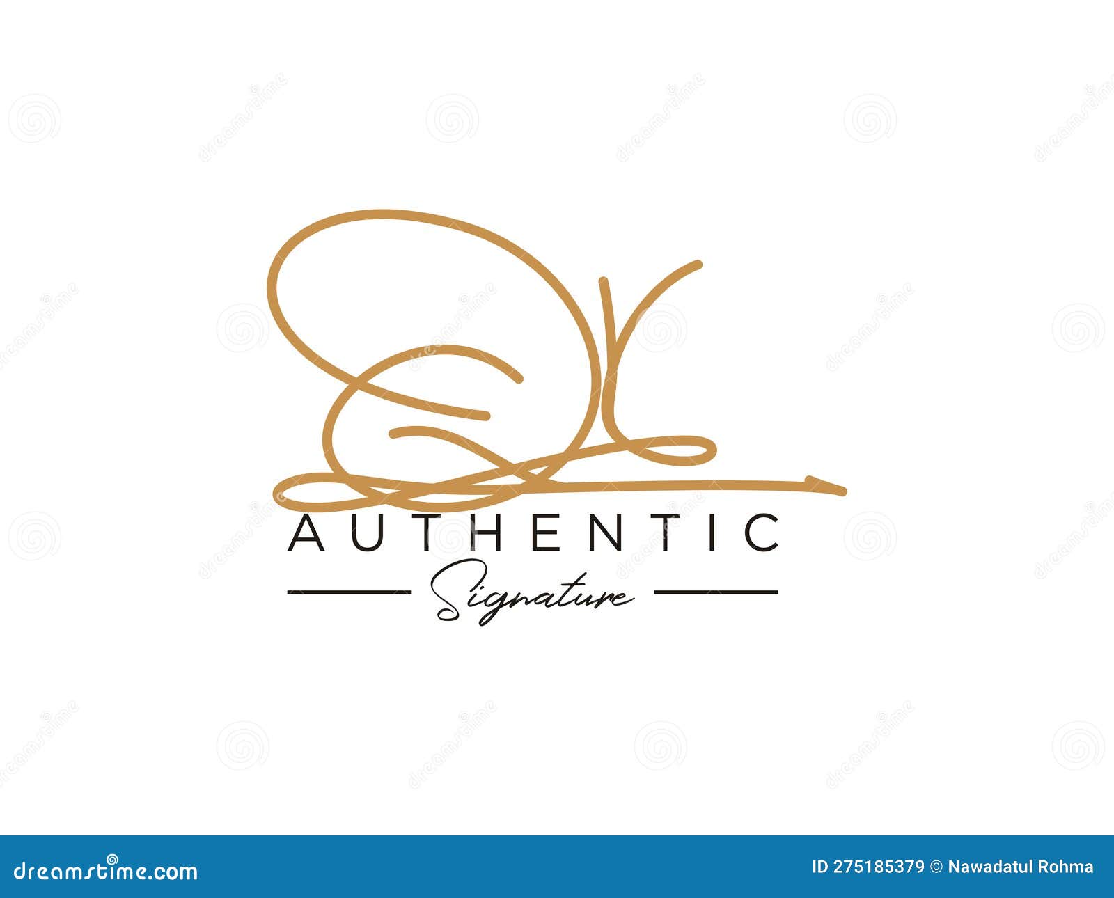 Letter QR Signature Logo Template Vector Stock Vector - Illustration of ...