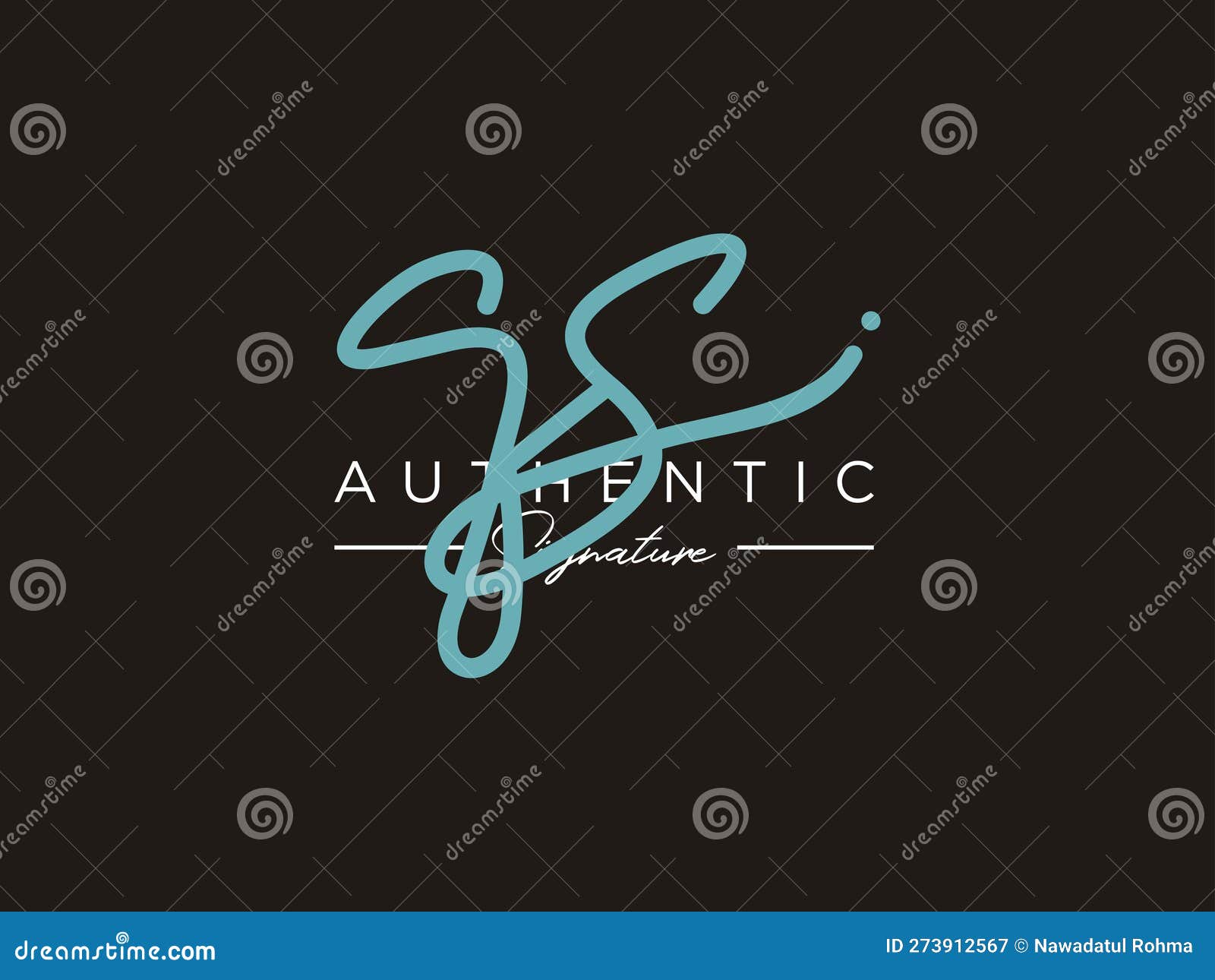 Letter QS Signature Logo Template Vector Stock Vector - Illustration of ...