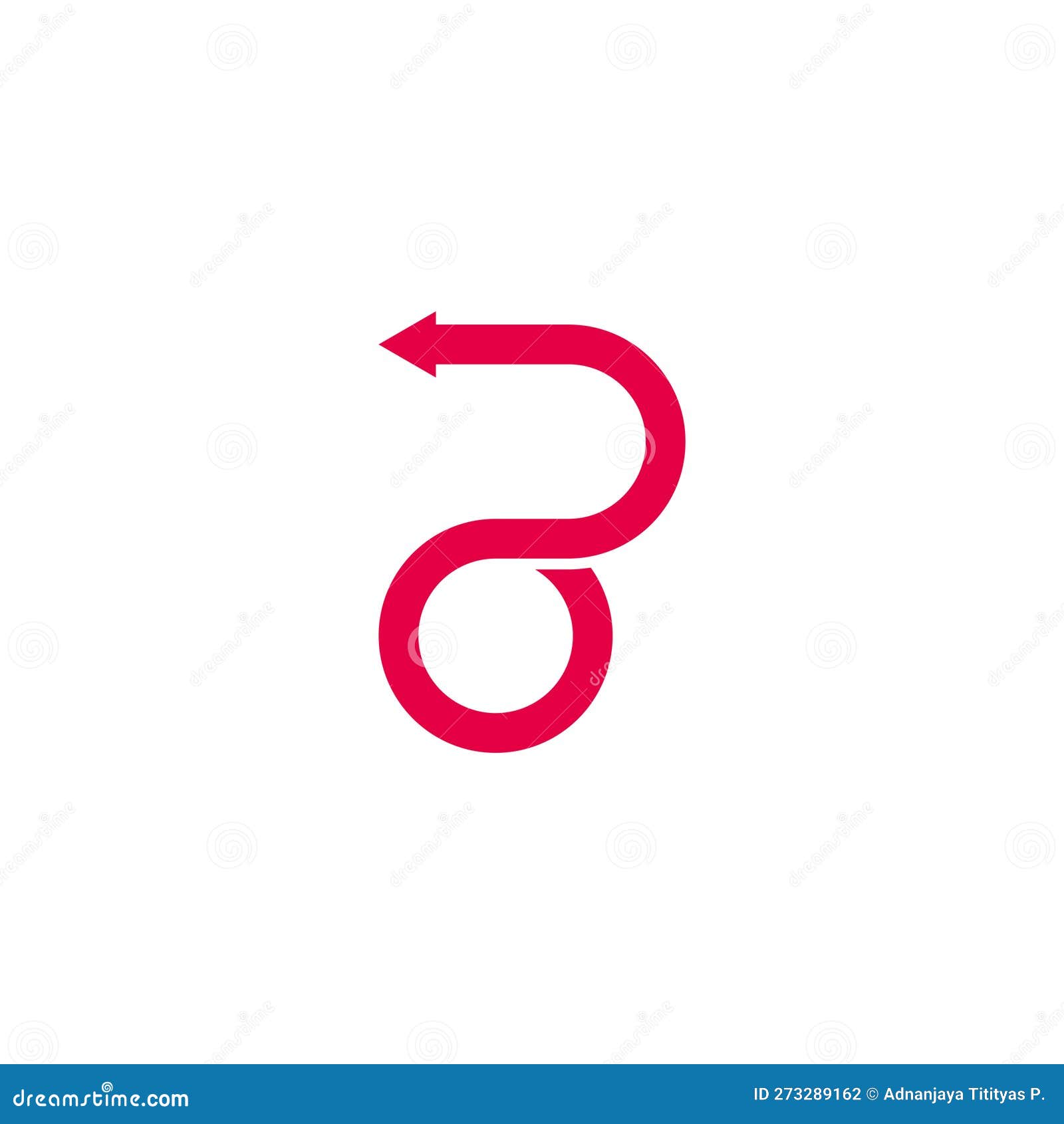 Letter R Abstract Rotate Red Arrow Motion Logo Vector Stock Vector ...