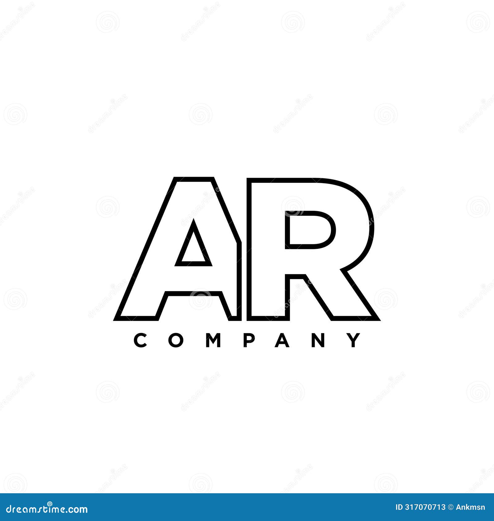 Letter a and R, AR Logo Design Template. Minimal Monogram Initial Based ...