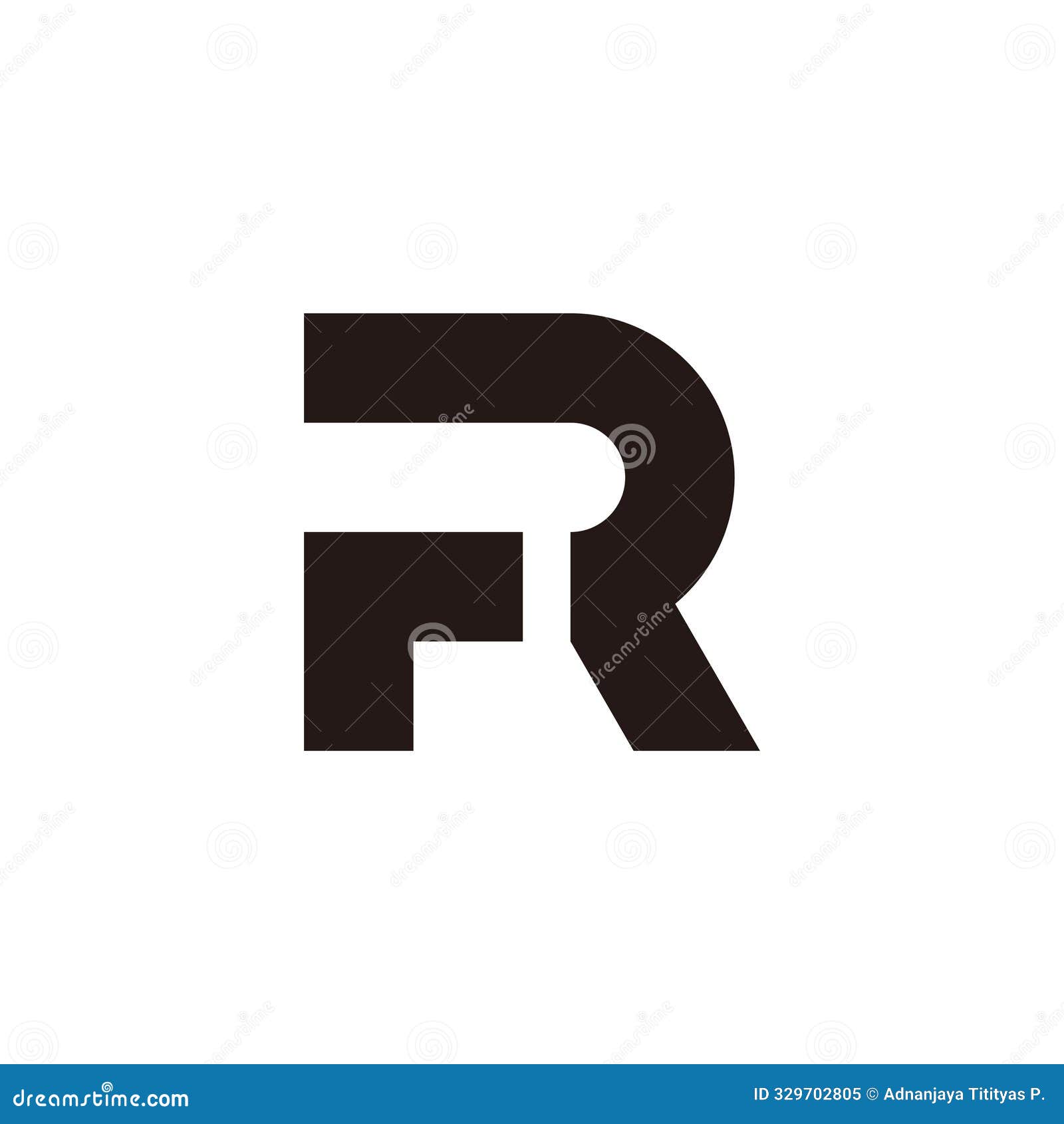 Letter R Arrow Simple Geometric Logo Vector Stock Vector - Illustration ...
