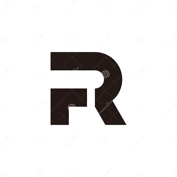 Letter R Arrow Simple Geometric Logo Vector Stock Vector - Illustration ...