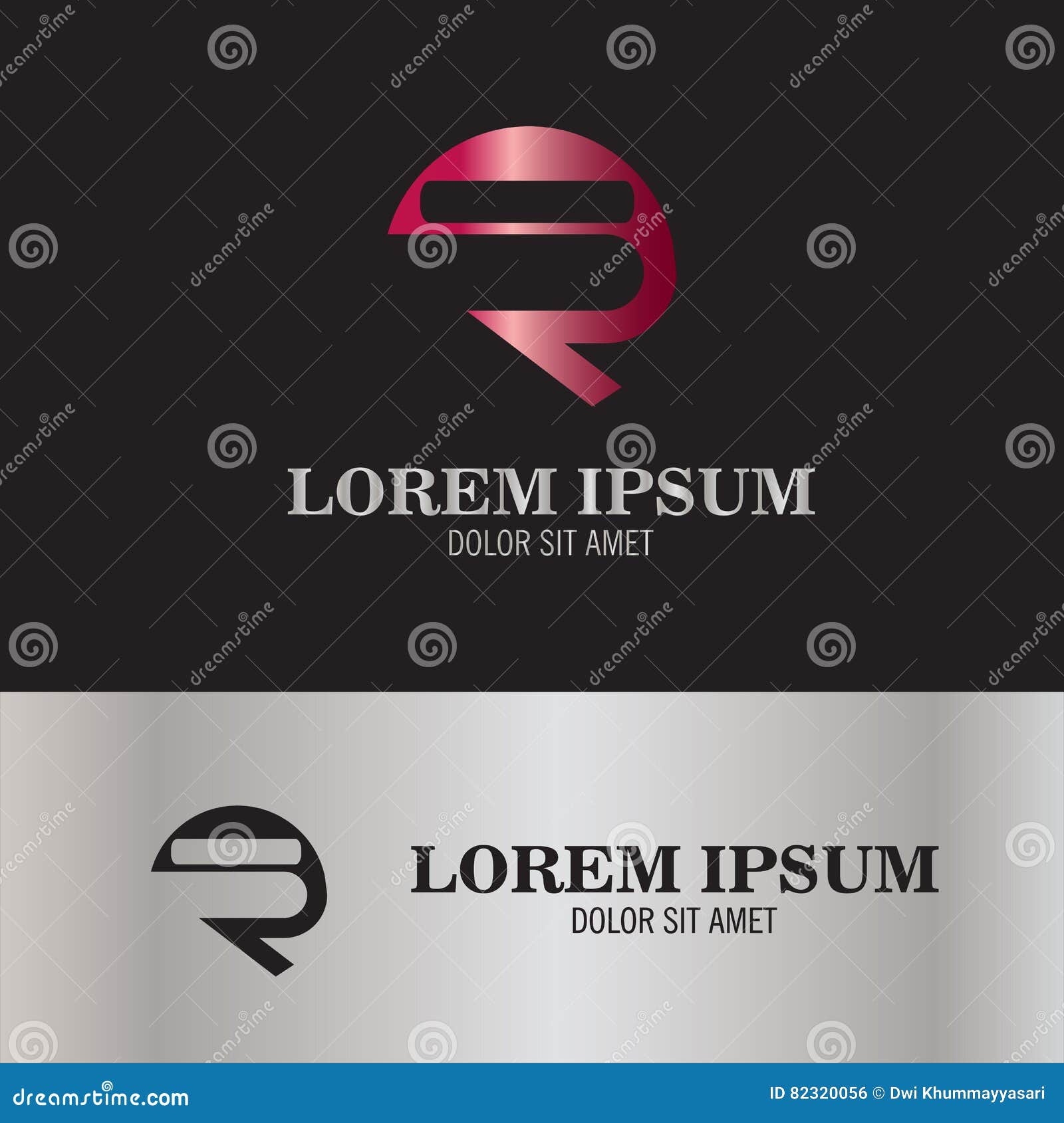 Letter R company logo stock vector. Illustration of modern - 82320056