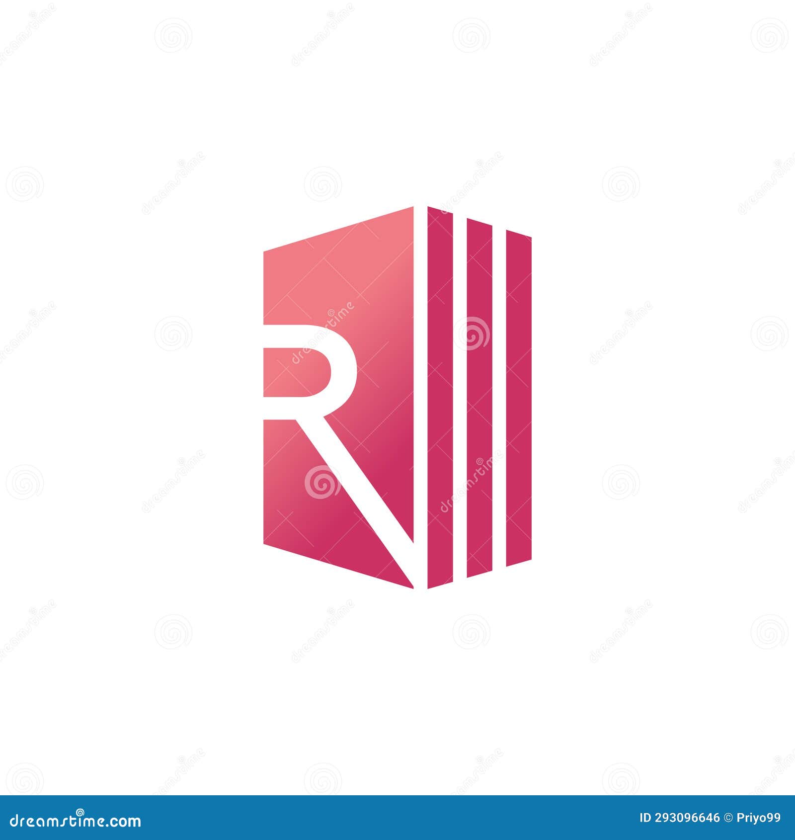 Letter R Design Element Icon Vector with Creative Concept Stock Vector ...
