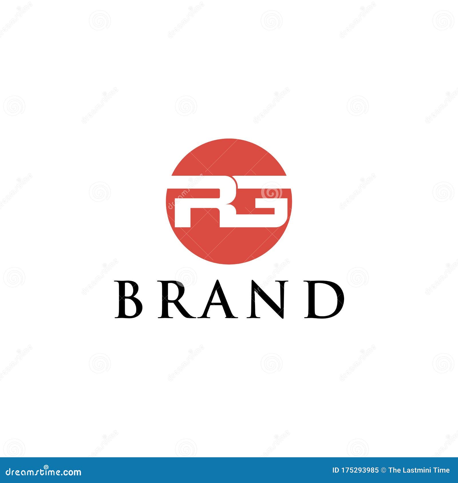 Letter R G logo design stock vector. Illustration of finance - 175293985