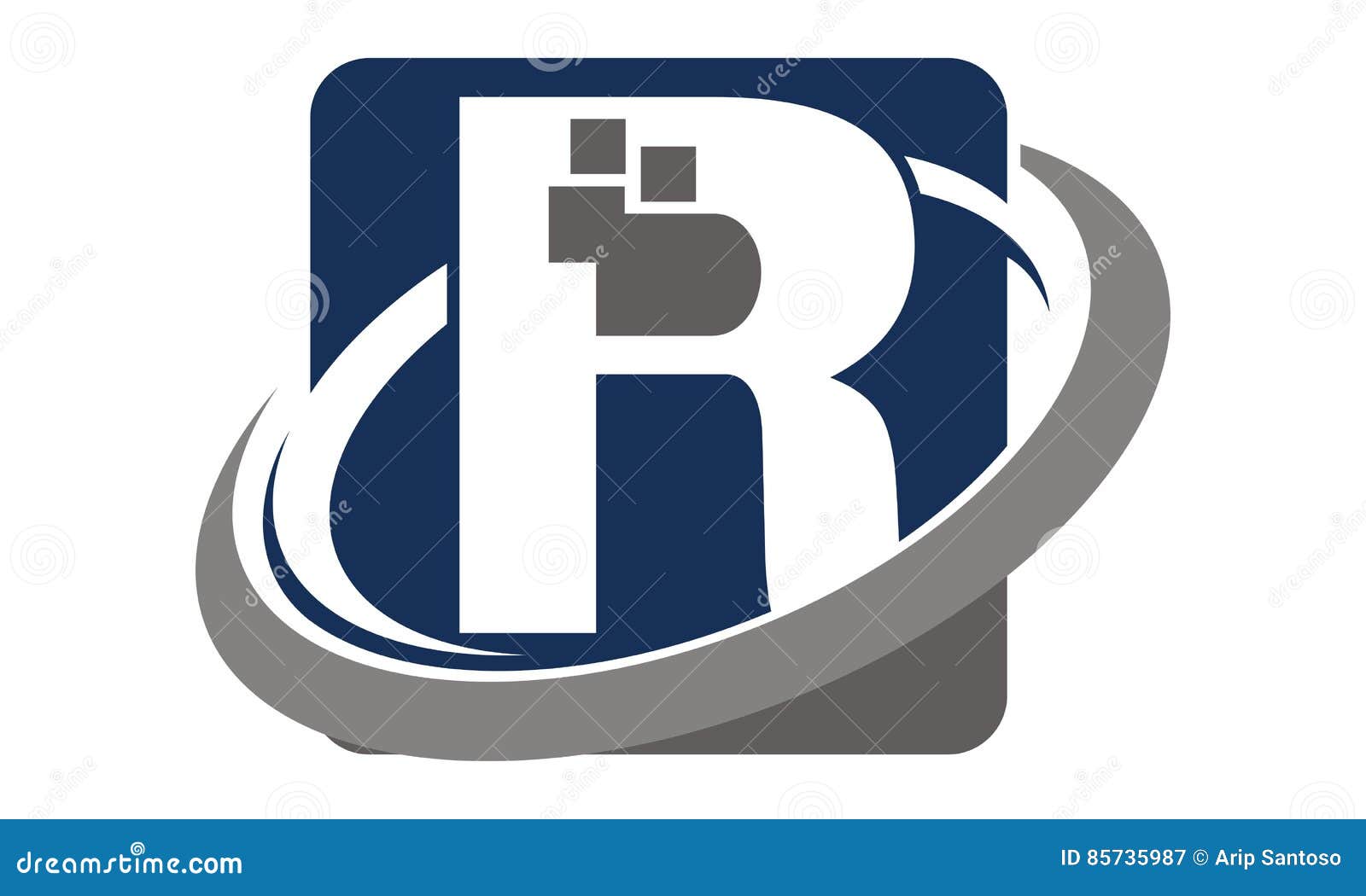 Letter R I Logo stock vector. Illustration of industry - 85735987