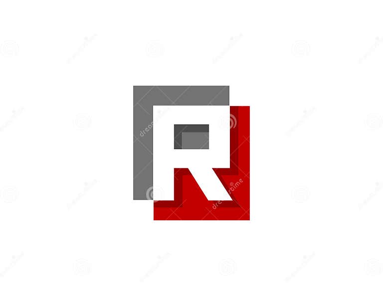 Letter R Icon Logo Design Element Stock Vector - Illustration of ...