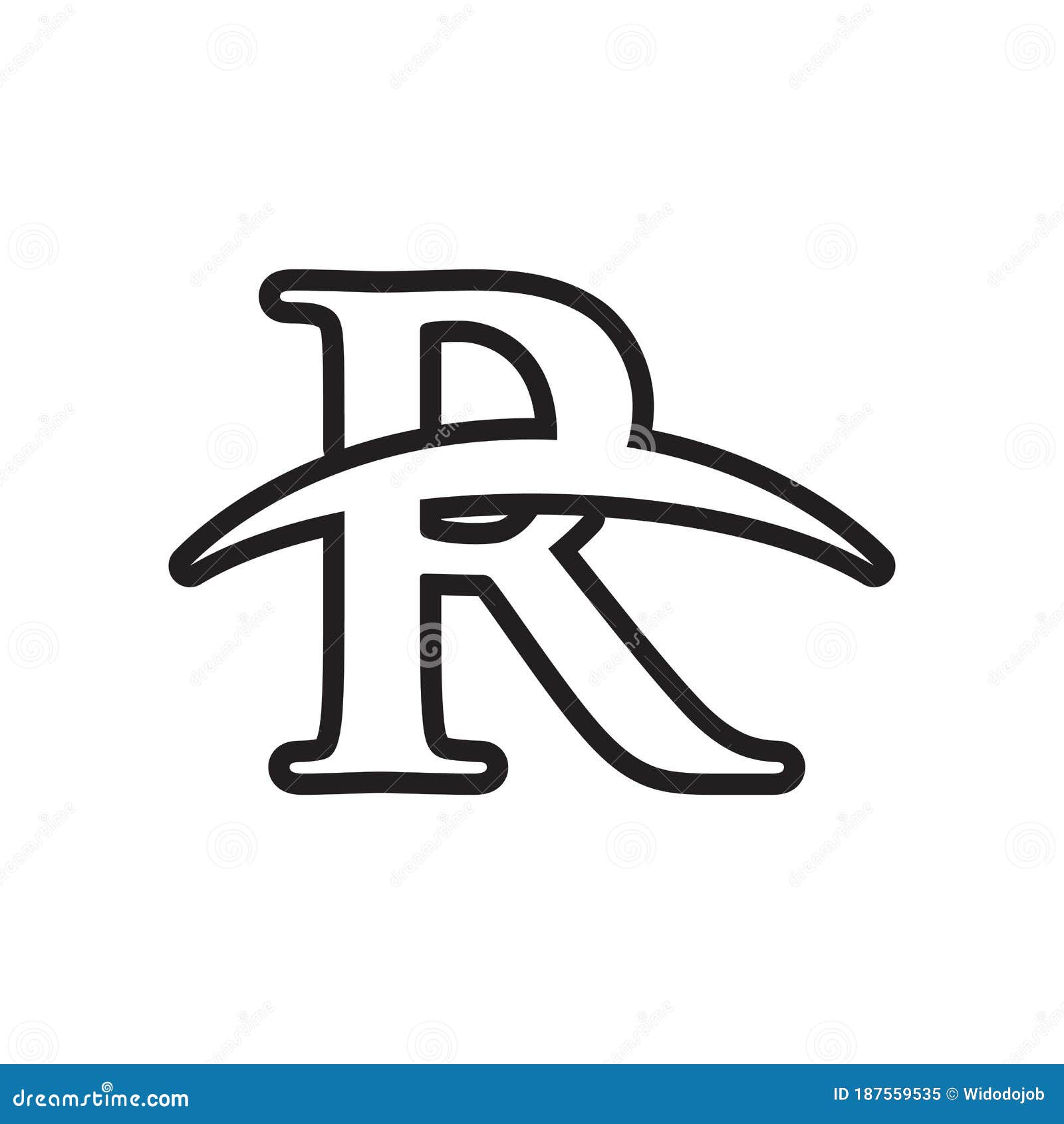 Letter R Icon Symbol Design Vector Stock Vector - Illustration of ...