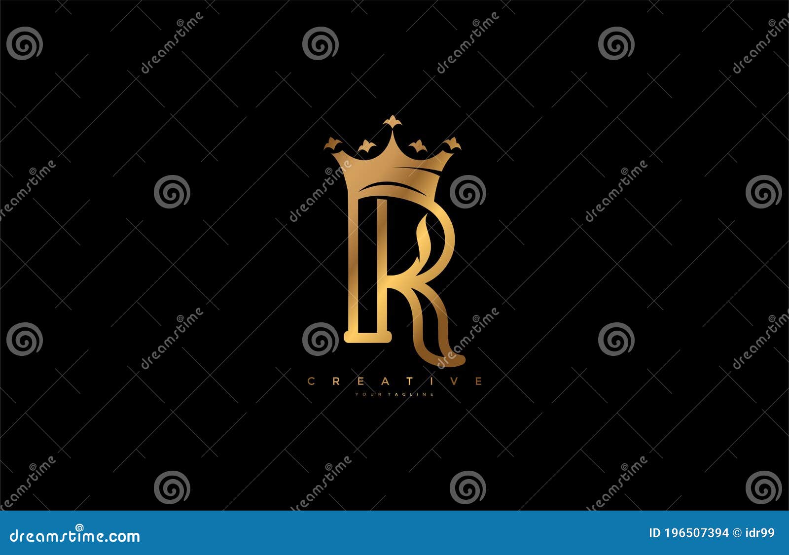 Monogram Of The King Of The Rzeczpospolita Stock Image | CartoonDealer ...