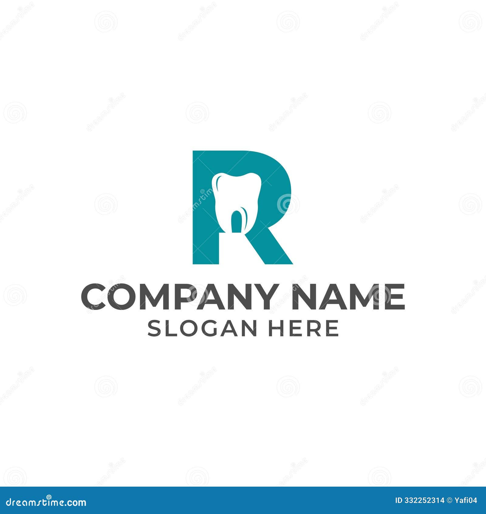 Letter R Logo Dental. R Dental Logo Template Stock Vector ...