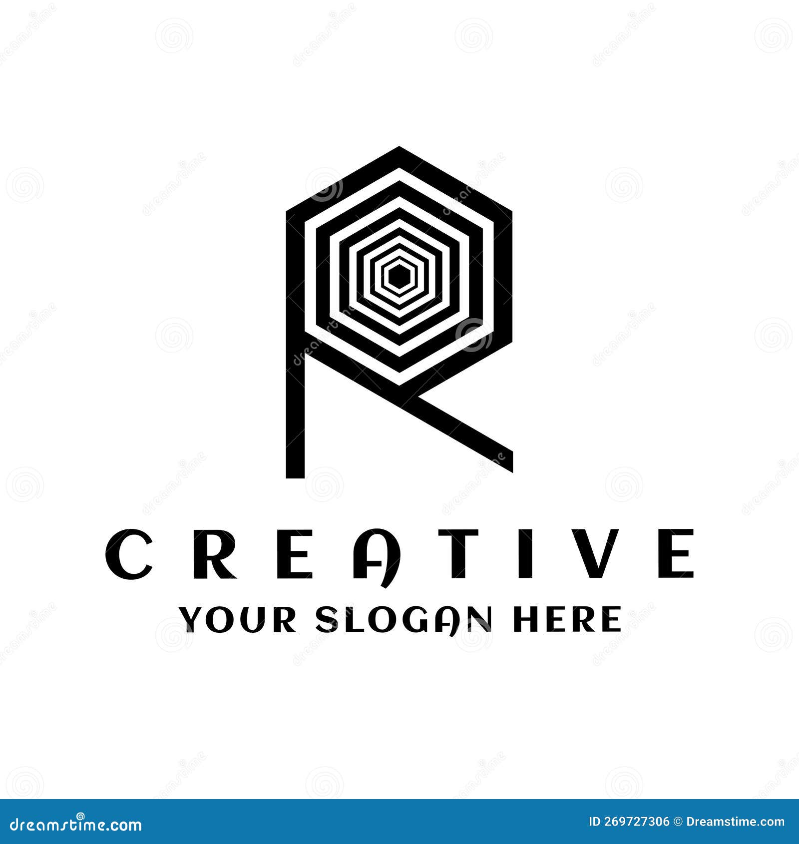 Letter R Logo Design Template. Initial R Letter Logo. Usable for ...