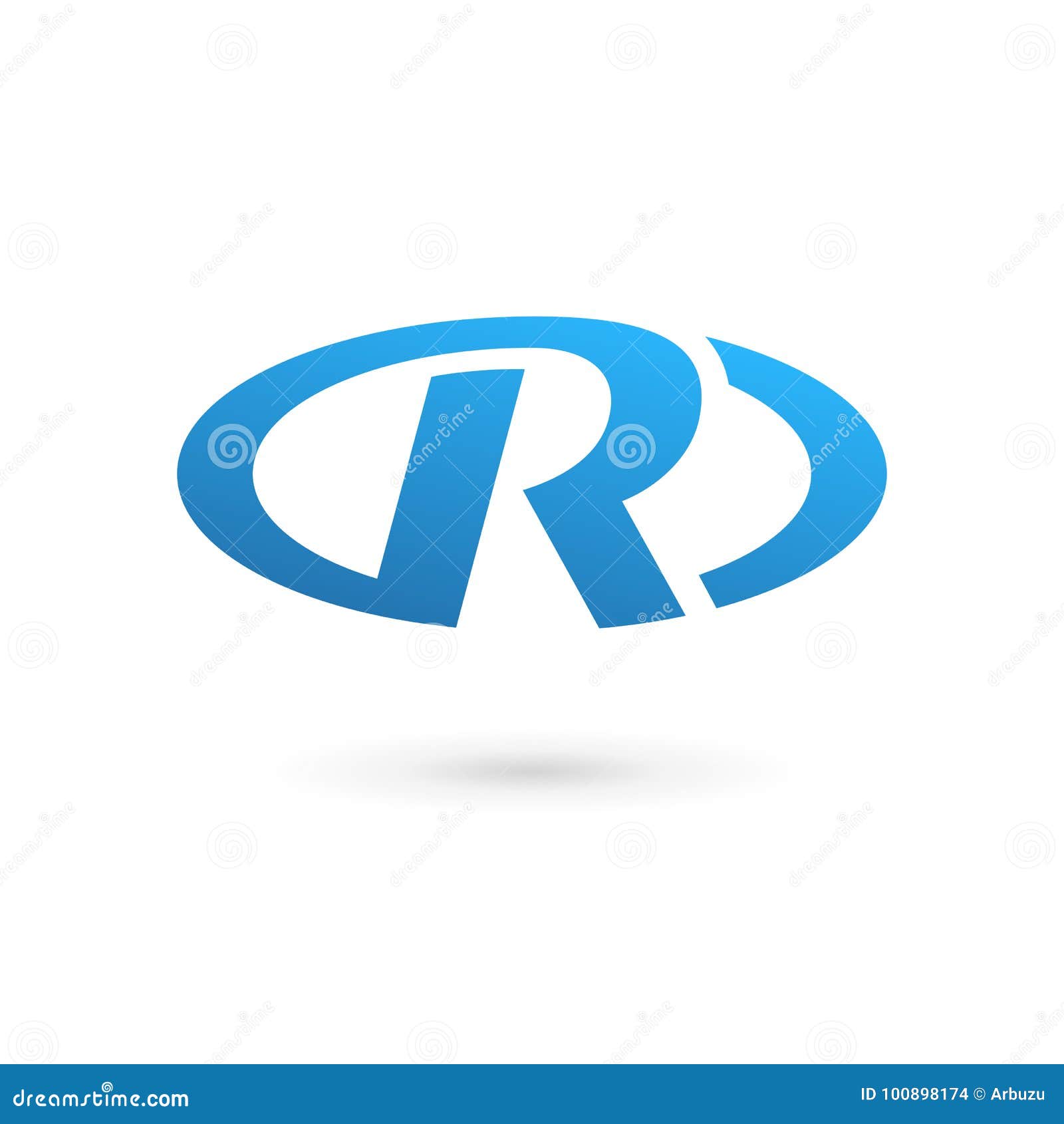 Letter R Logo Icon Design Template Elements Stock Vector - Illustration ...
