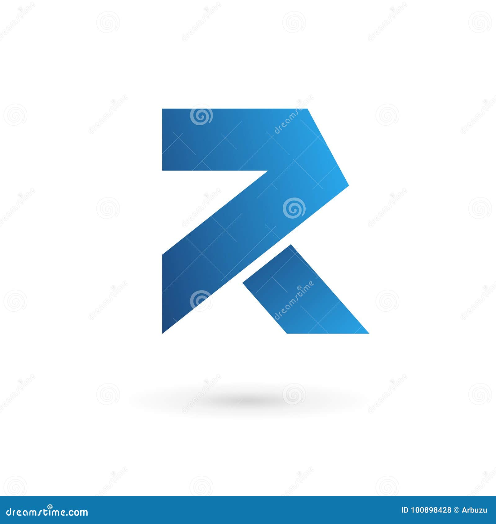 Letter R Logo Icon Design Template Elements Stock Vector - Illustration ...