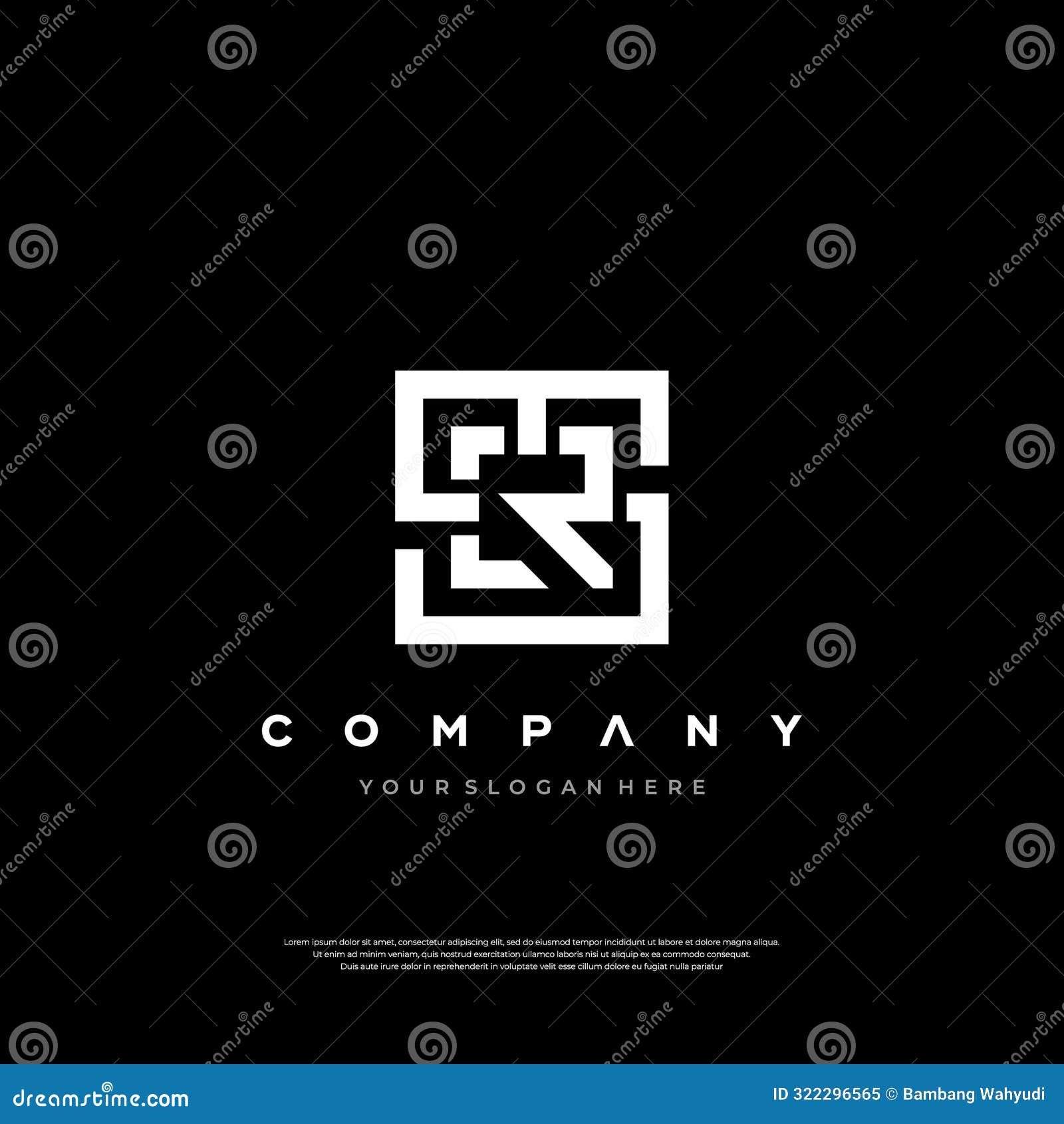 Letter R Logo Icon Design Template Elements Stock Vector - Illustration ...