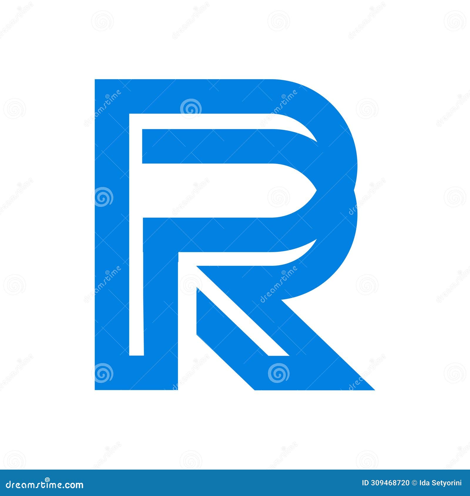 Letter R logo stock illustration. Illustration of letter - 309468720