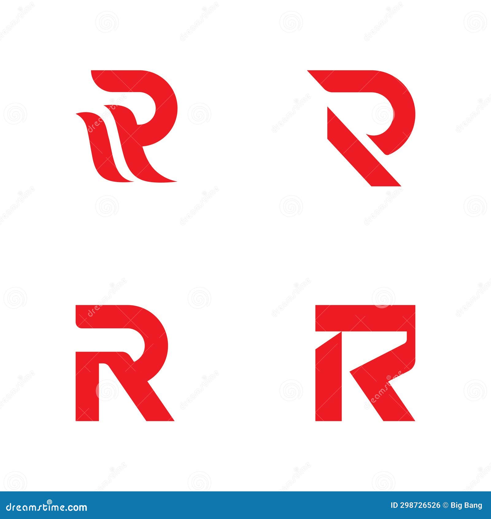 Letter R Logo Template Design Vector Stock Vector - Illustration of ...