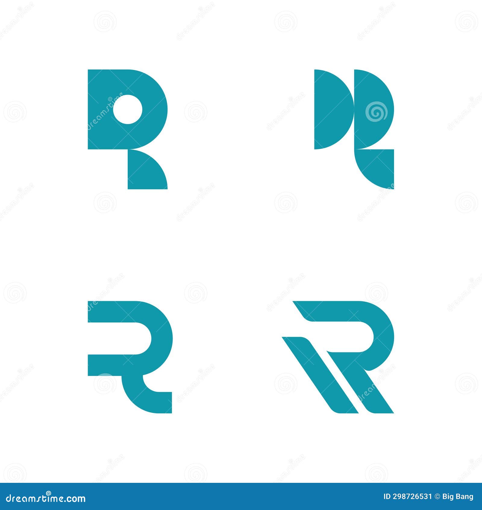 Letter R Logo Template Design Vector Stock Vector - Illustration of ...