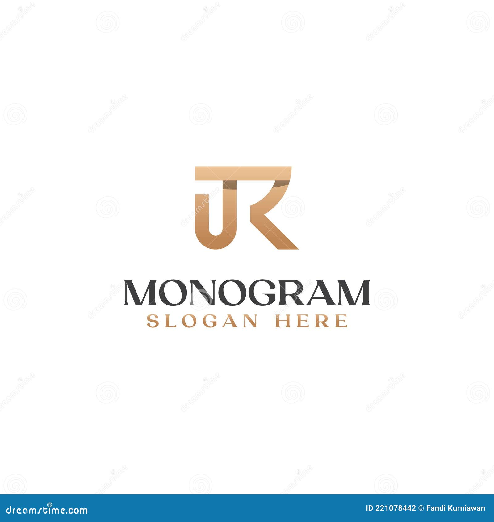 Letter R Monogram Logo Template Vector Illustration Stock Vector ...