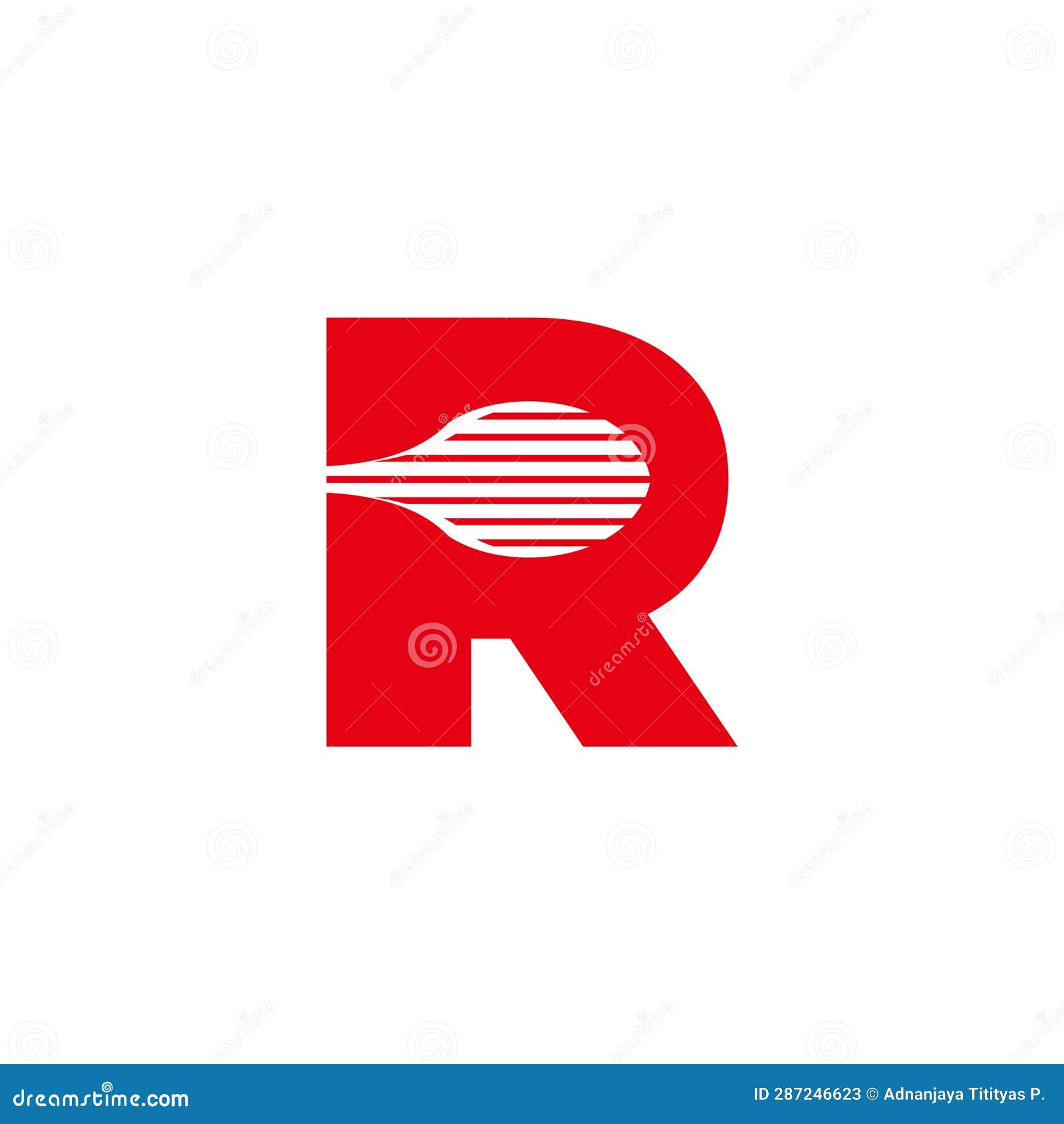 Letter R Motion Rocket Symbol Logo Vector Stock Vector - Illustration ...