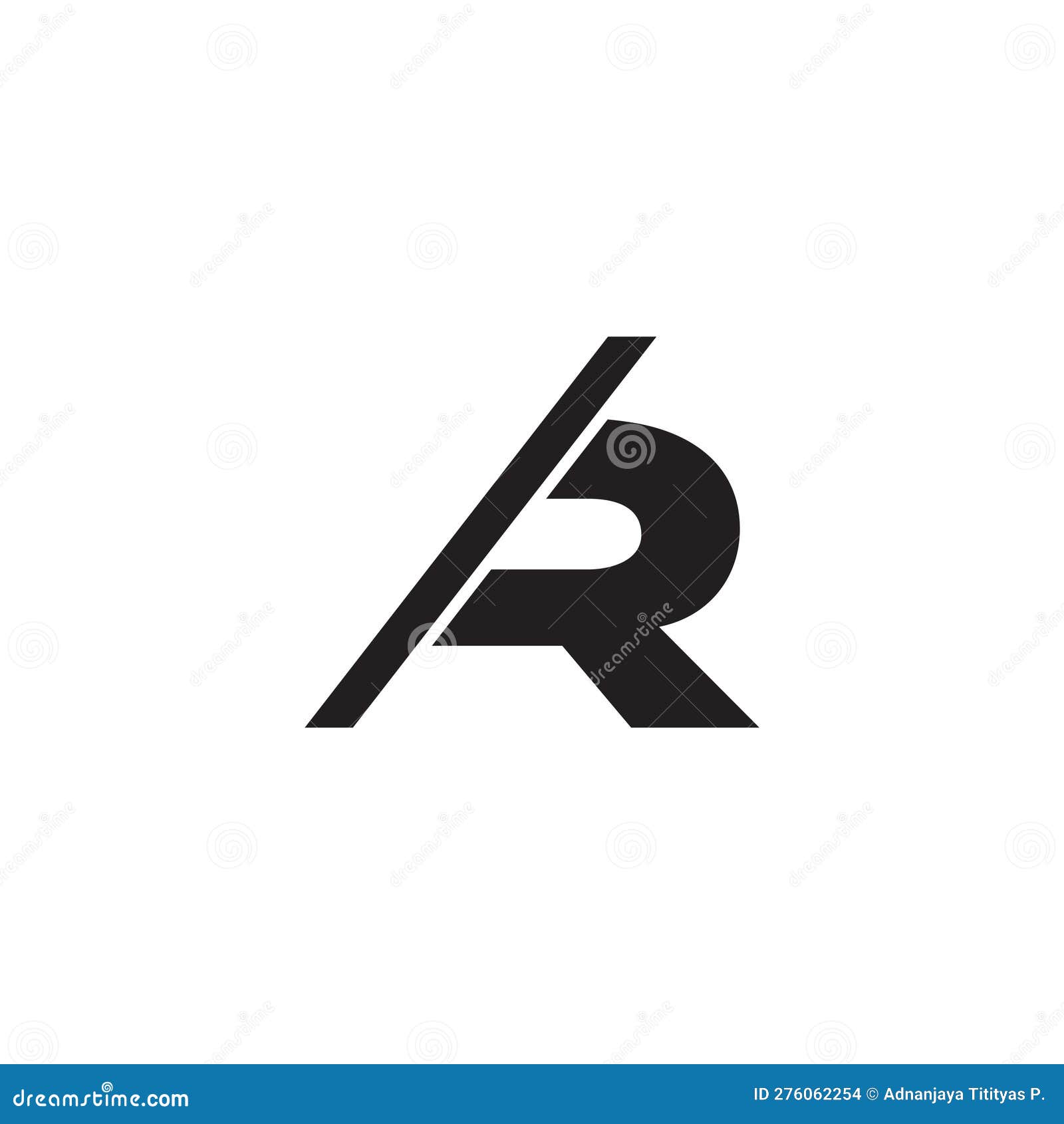 Letter R Motion Slice Simple Logo Vector Stock Vector - Illustration of ...