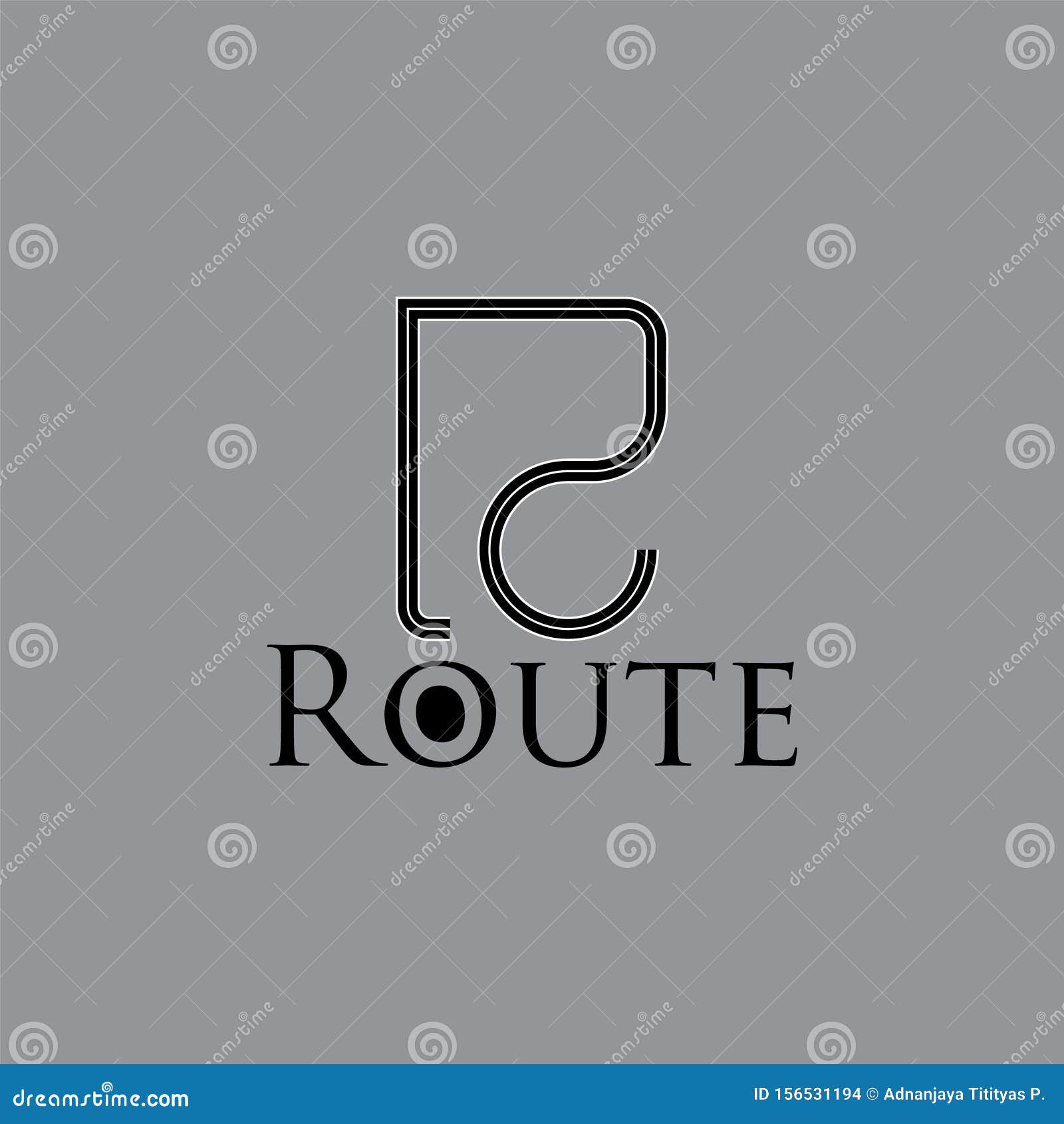 Letter R Route Lines Logo Vector Stock Vector - Illustration of graph ...