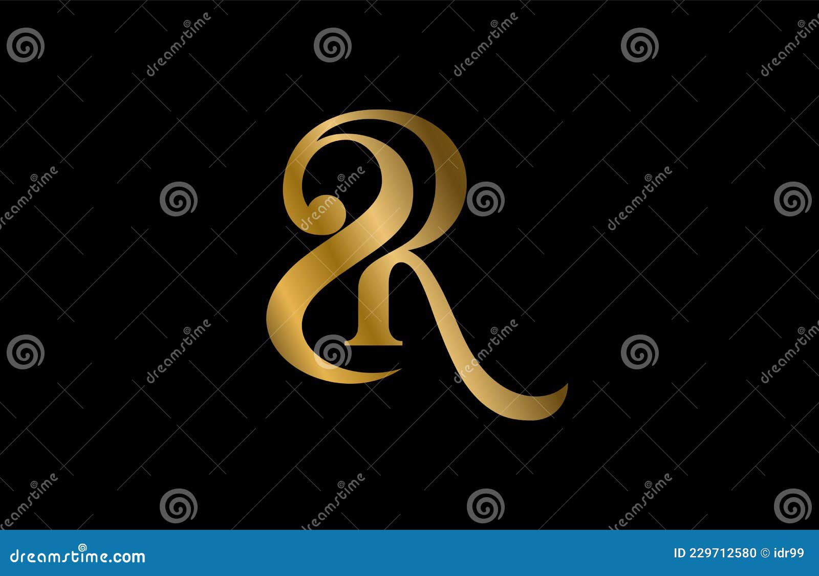 Letter 2R or RS Linked Logo Stock Vector - Illustration of branding ...