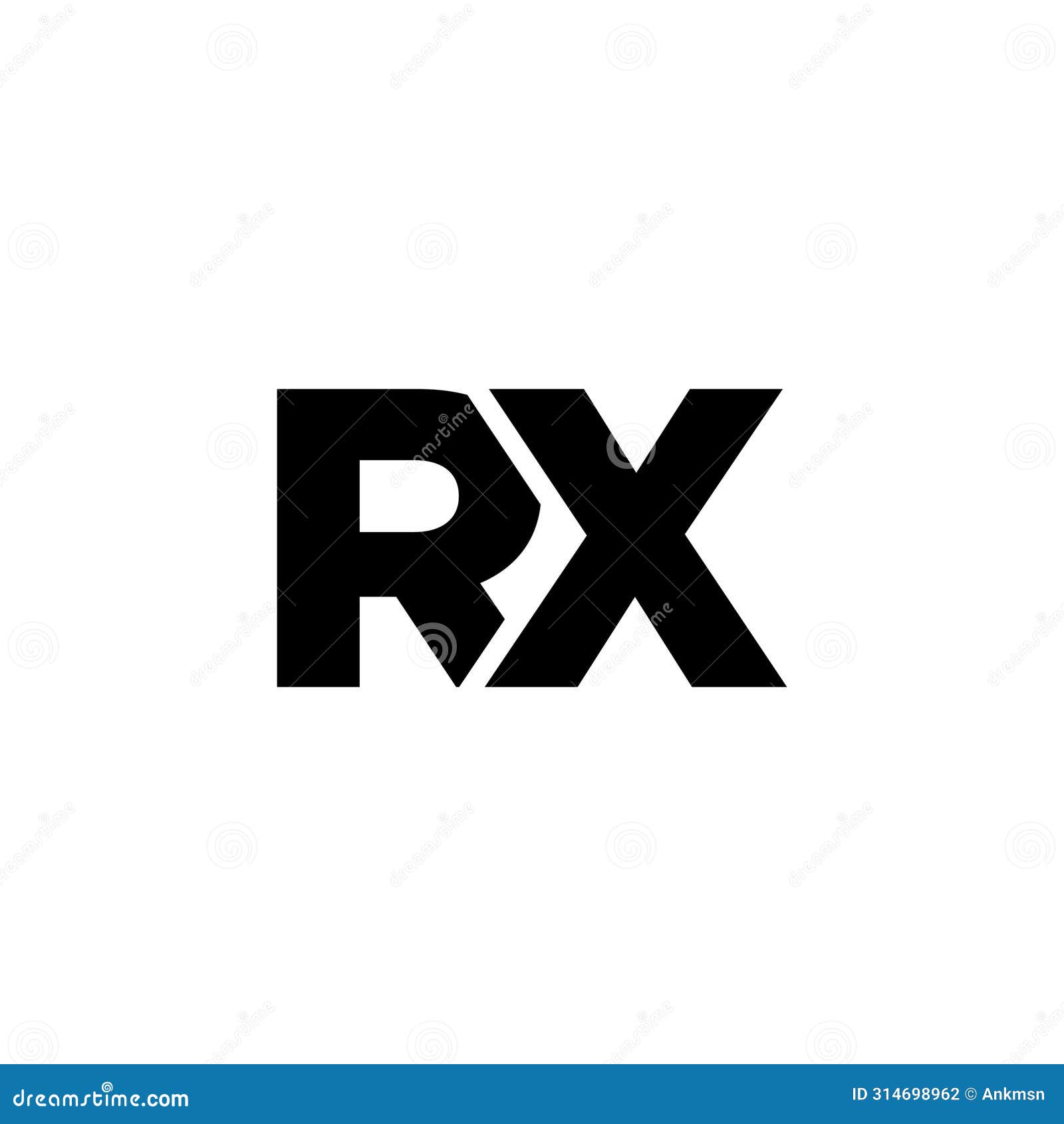 Letter R and X, RX Logo Design Template. Minimal Monogram Initial Based ...