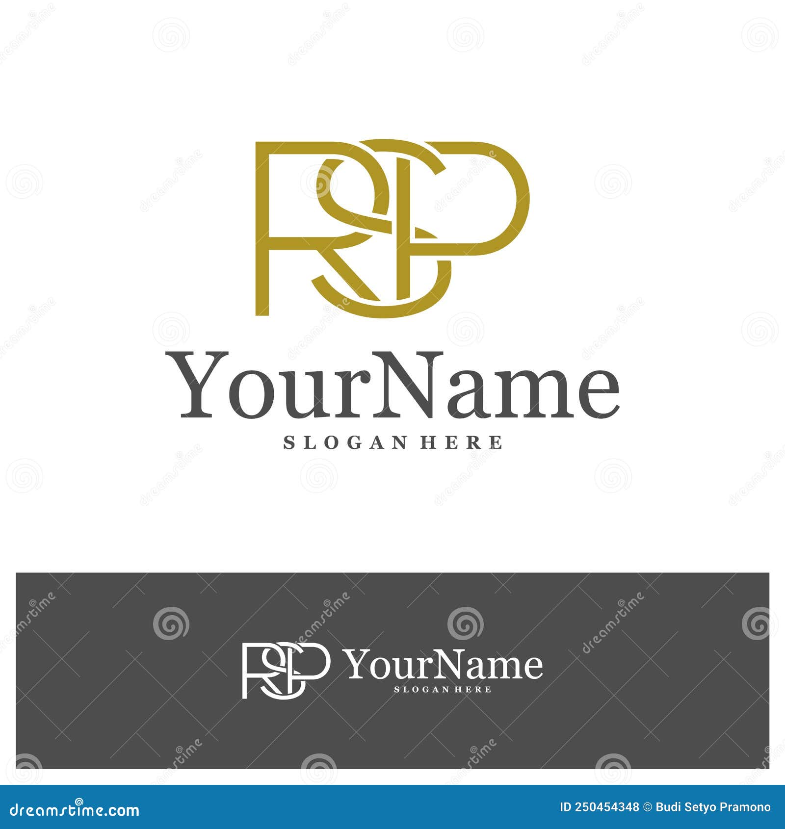 Letter R S P Logo Design Template. Initial RSP Logo Concept Vector ...