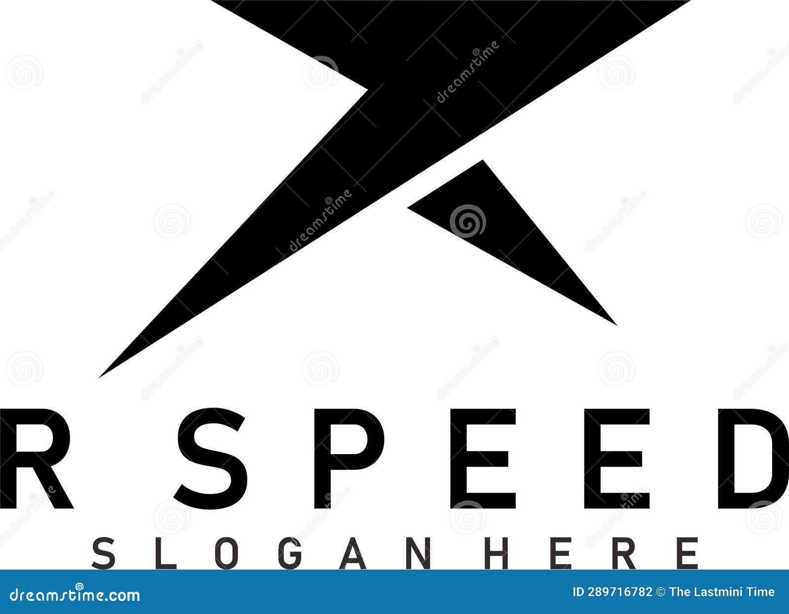 Letter R Speed Logo Design Vector Stock Illustration - Illustration of ...