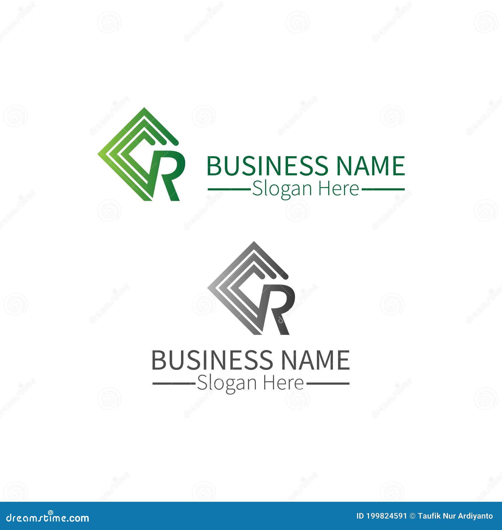 Letter R square logo icon stock vector. Illustration of element - 199824591