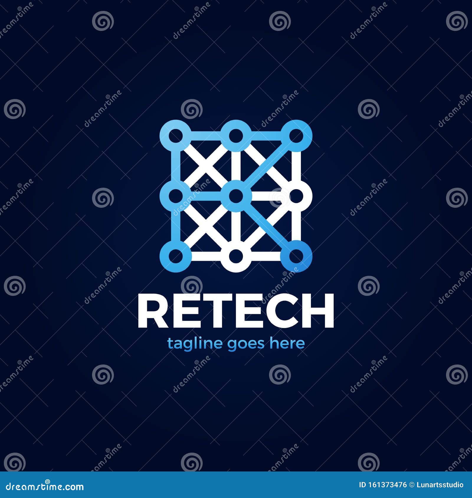 Letter R Tech Logo Vector. Creative Initial Letter R Digital Logotype ...