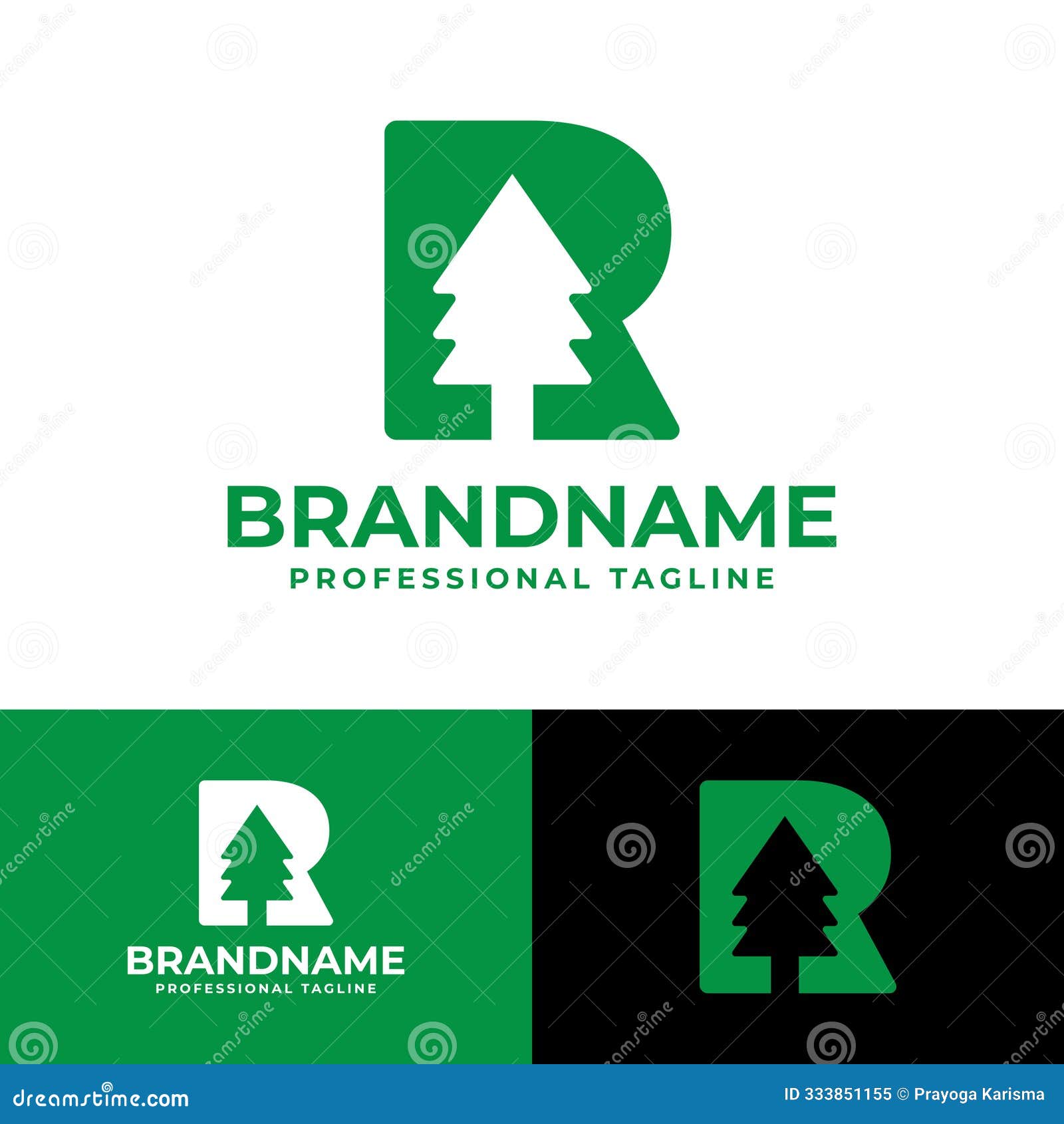 Letter R Tree Logo, for Any Environmental Brands with R Initial Stock ...