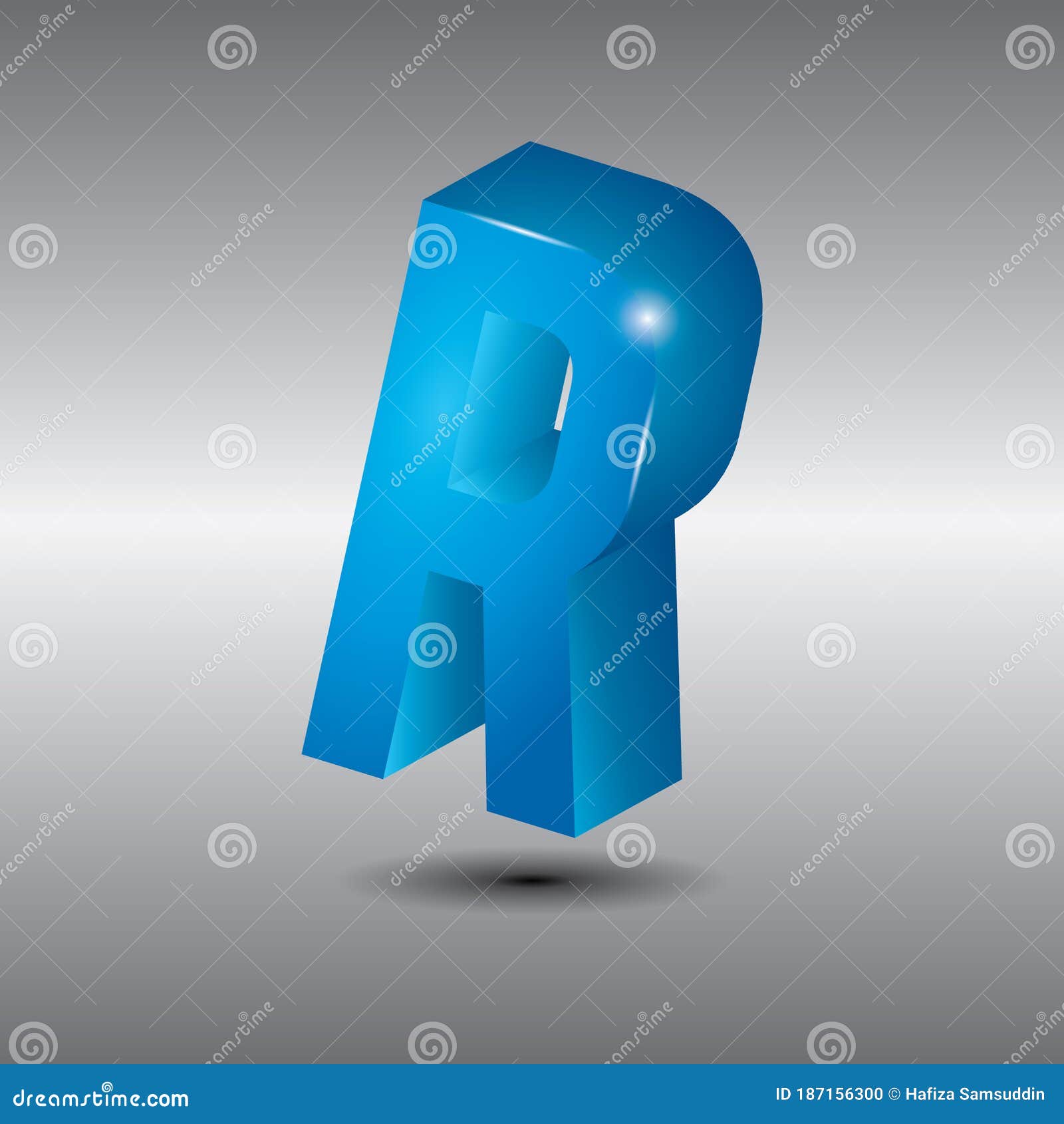 Letter R. Vector Illustration Decorative Design Stock Vector ...