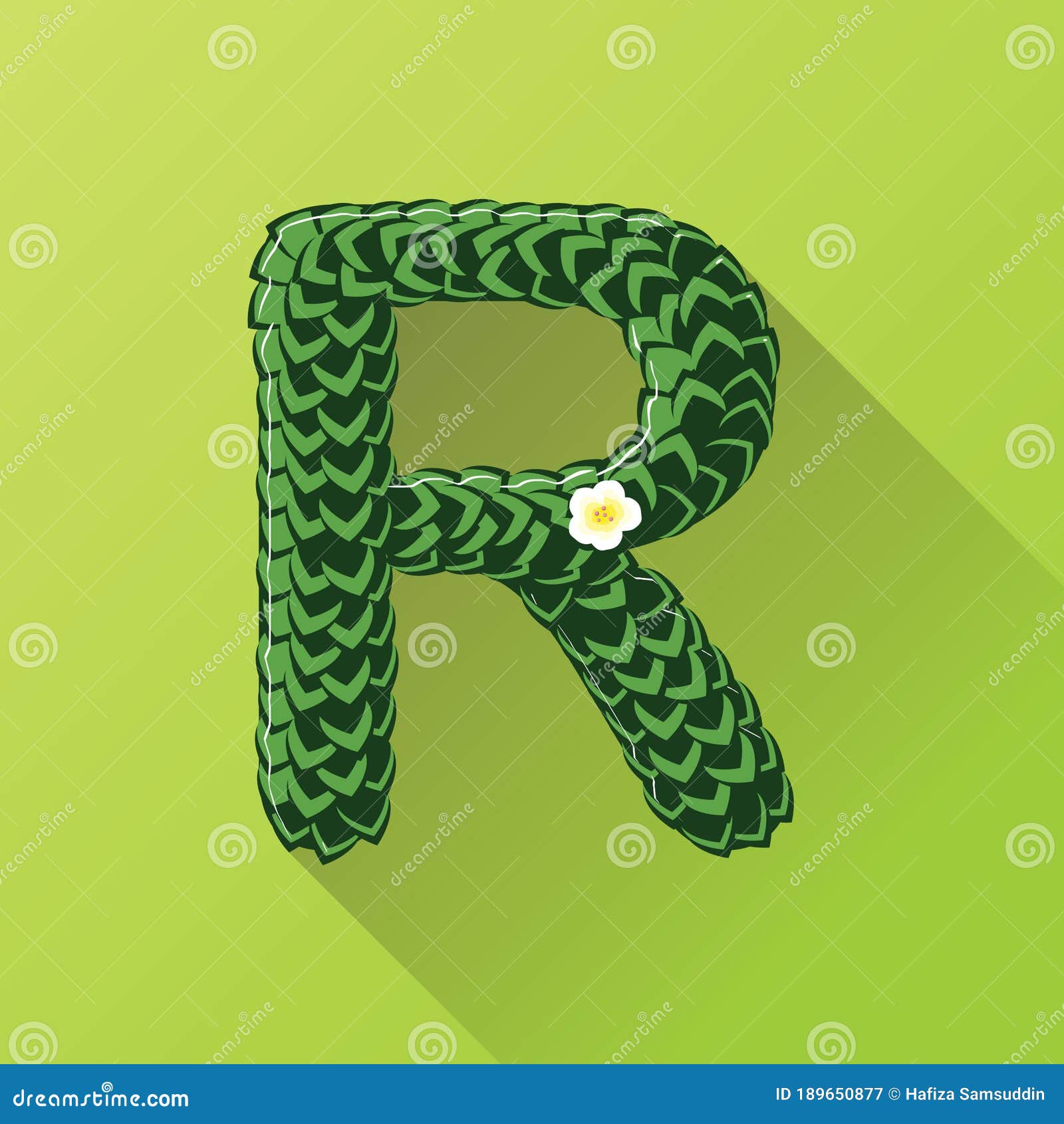 Letter R. Vector Illustration Decorative Design Stock Vector ...