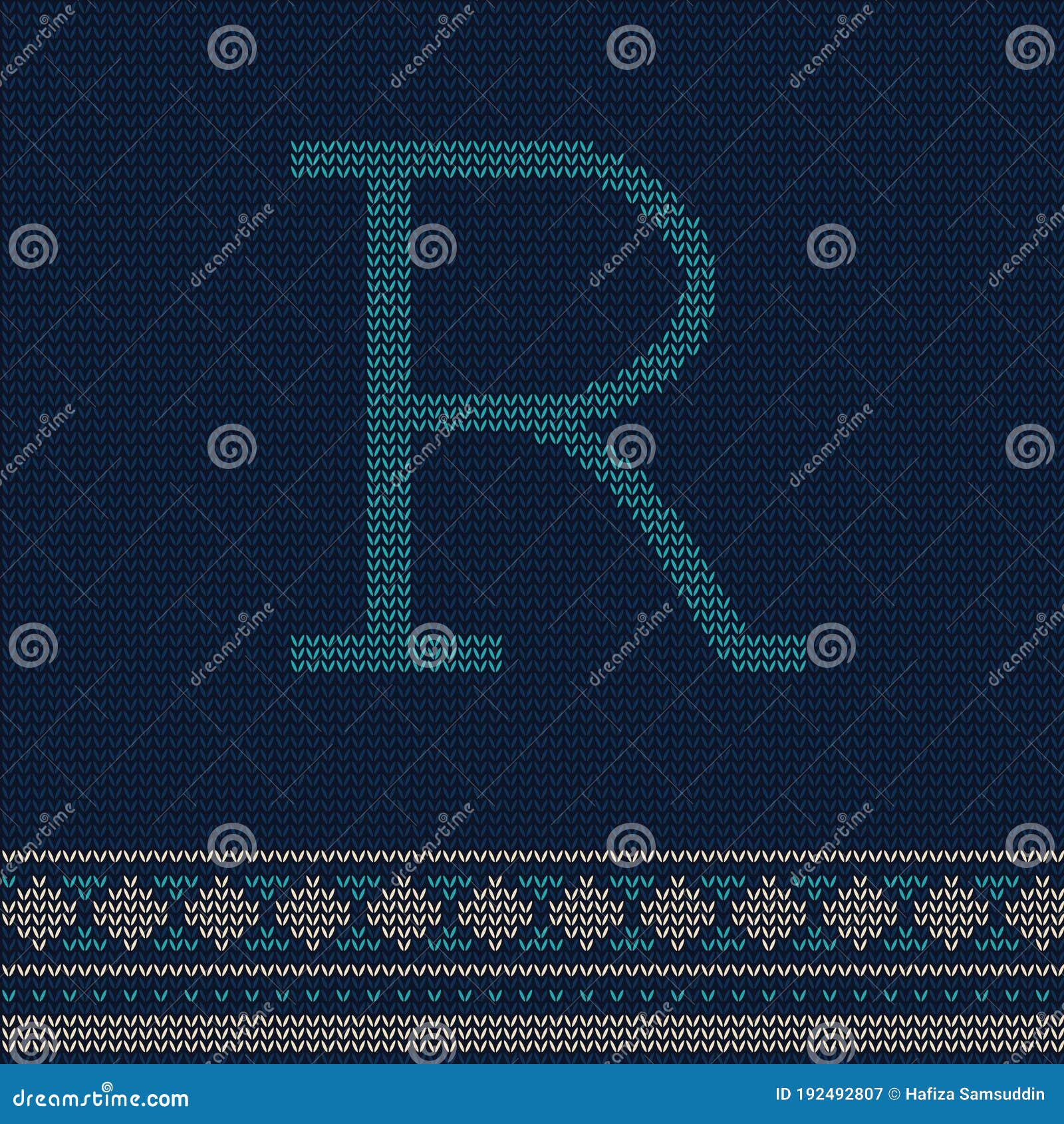 Letter R. Vector Illustration Decorative Design Stock Vector ...