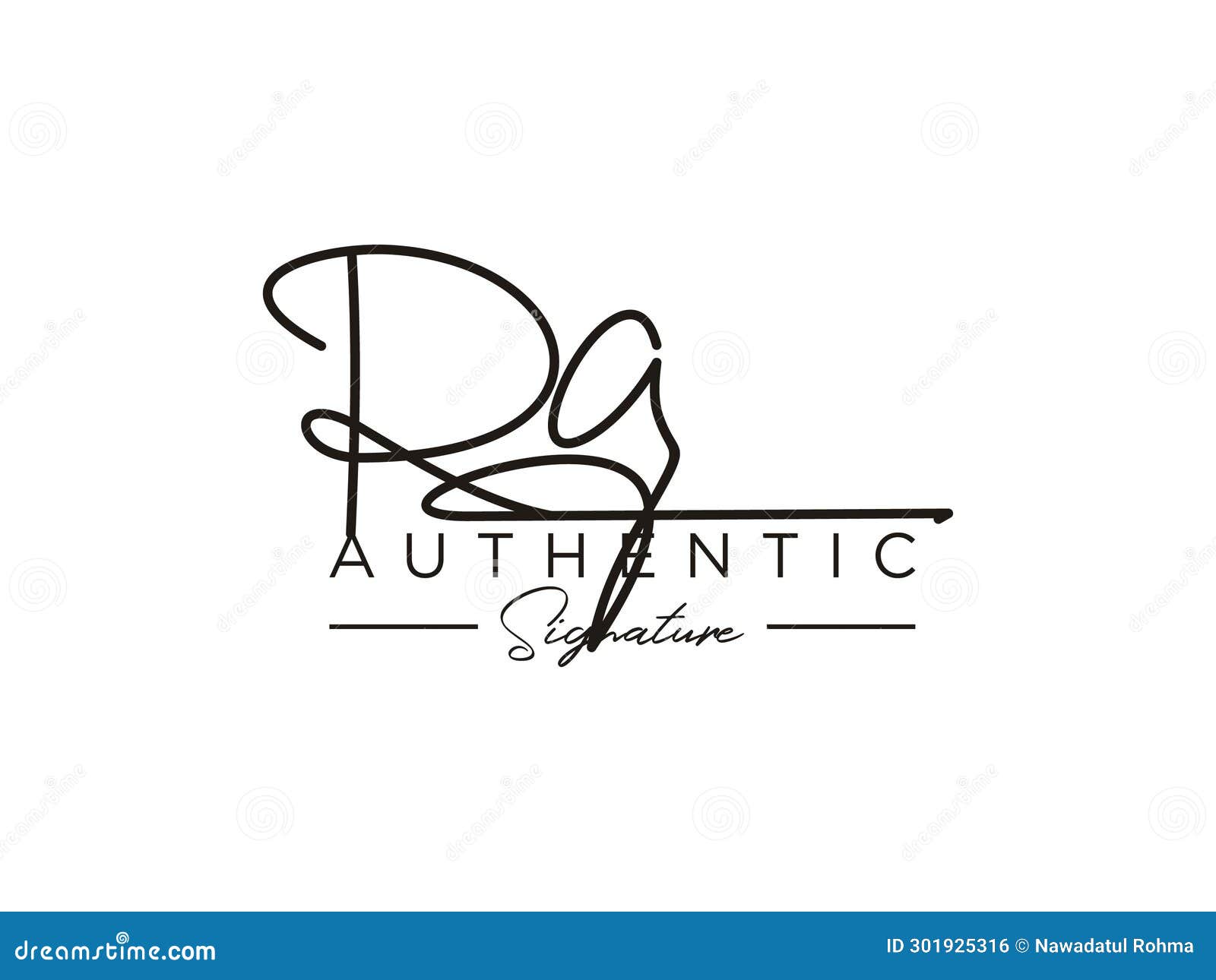 Letter RA Signature Logo Template Vector Stock Vector - Illustration of ...