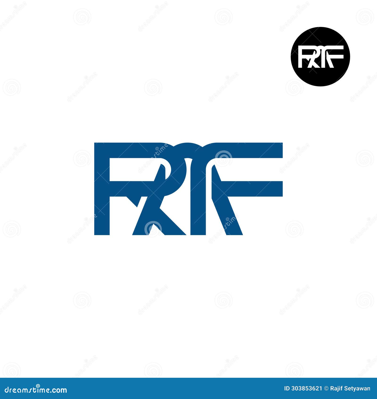 Letter RAF Monogram Logo Design Stock Illustration - Illustration of ...