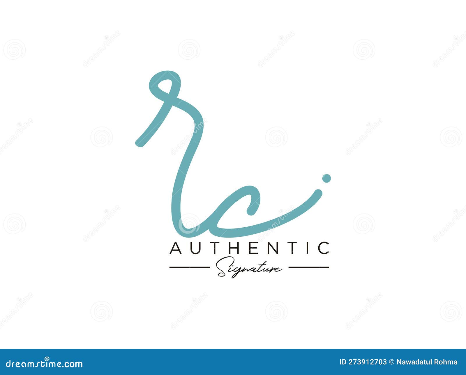 Letter RC Signature Logo Template Vector Stock Vector - Illustration of ...