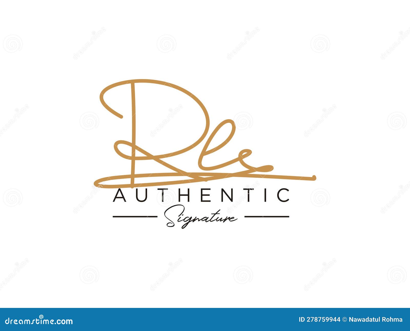 Letter RE Signature Logo Template Vector Stock Vector - Illustration of ...
