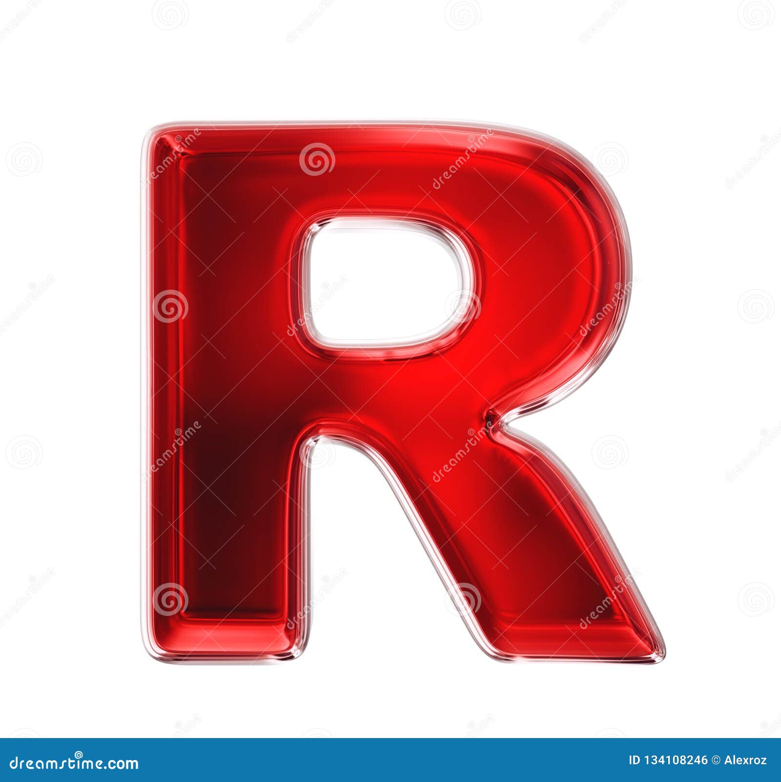 Letter stock photo. Image of glossy, text, sign, isolated - 134108246