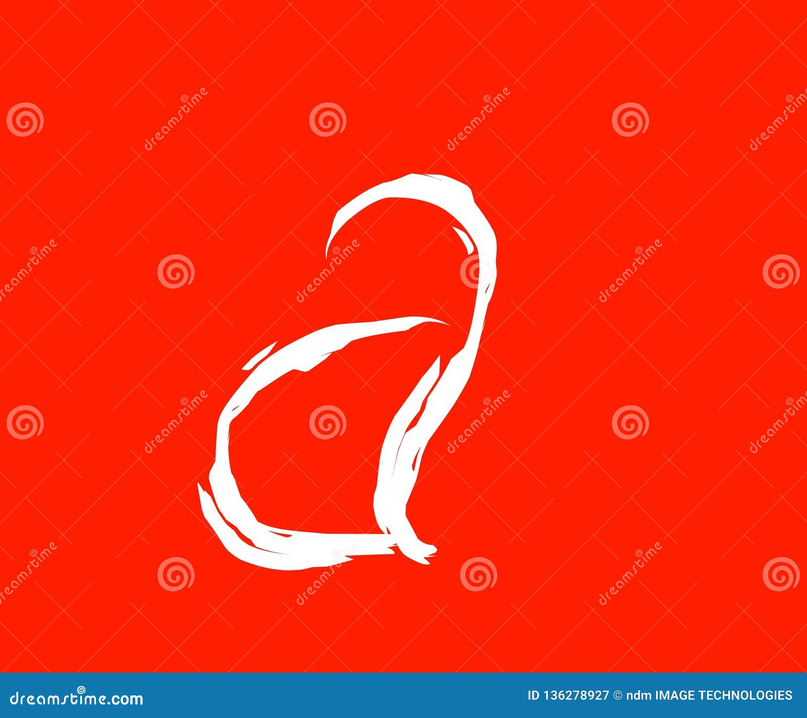 Letter a in Red stock illustration. Illustration of color - 136278927